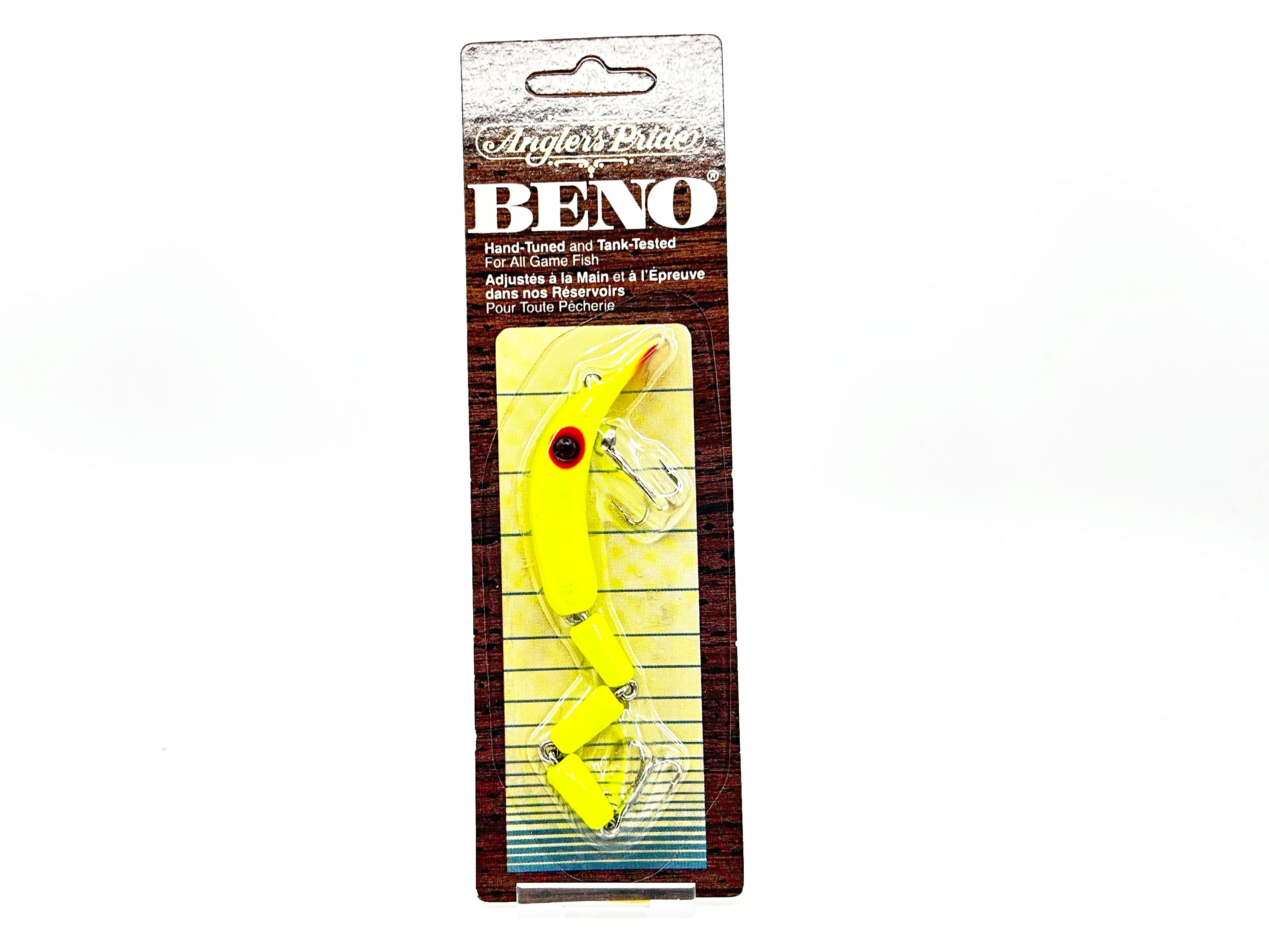 Angler's Pride Beno Lure Eel Light Green Color New on Card – My Bait ...