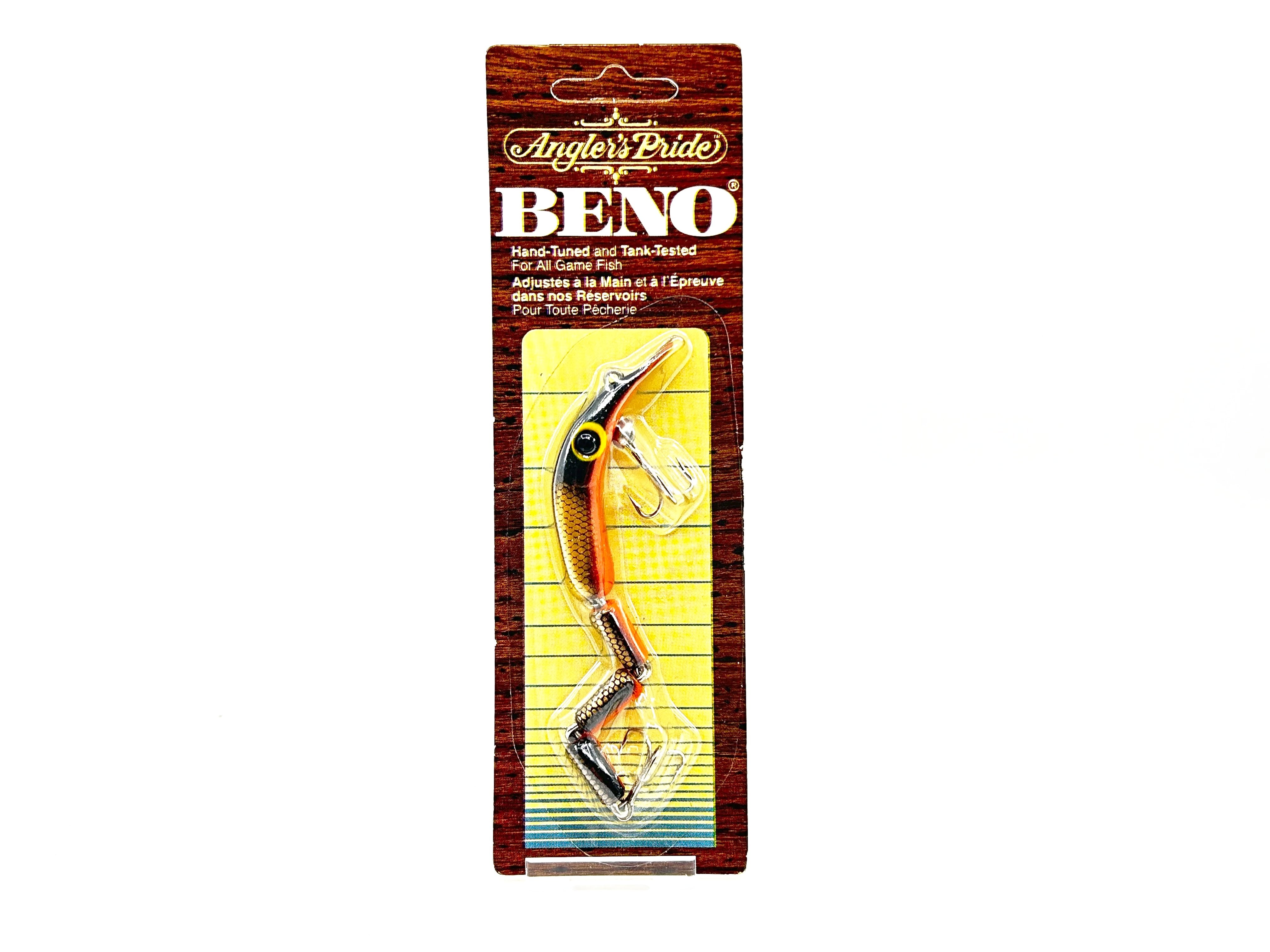 Angler's Pride Beno Lure Eel Scale Top/Orange Belly Color New on Card ...