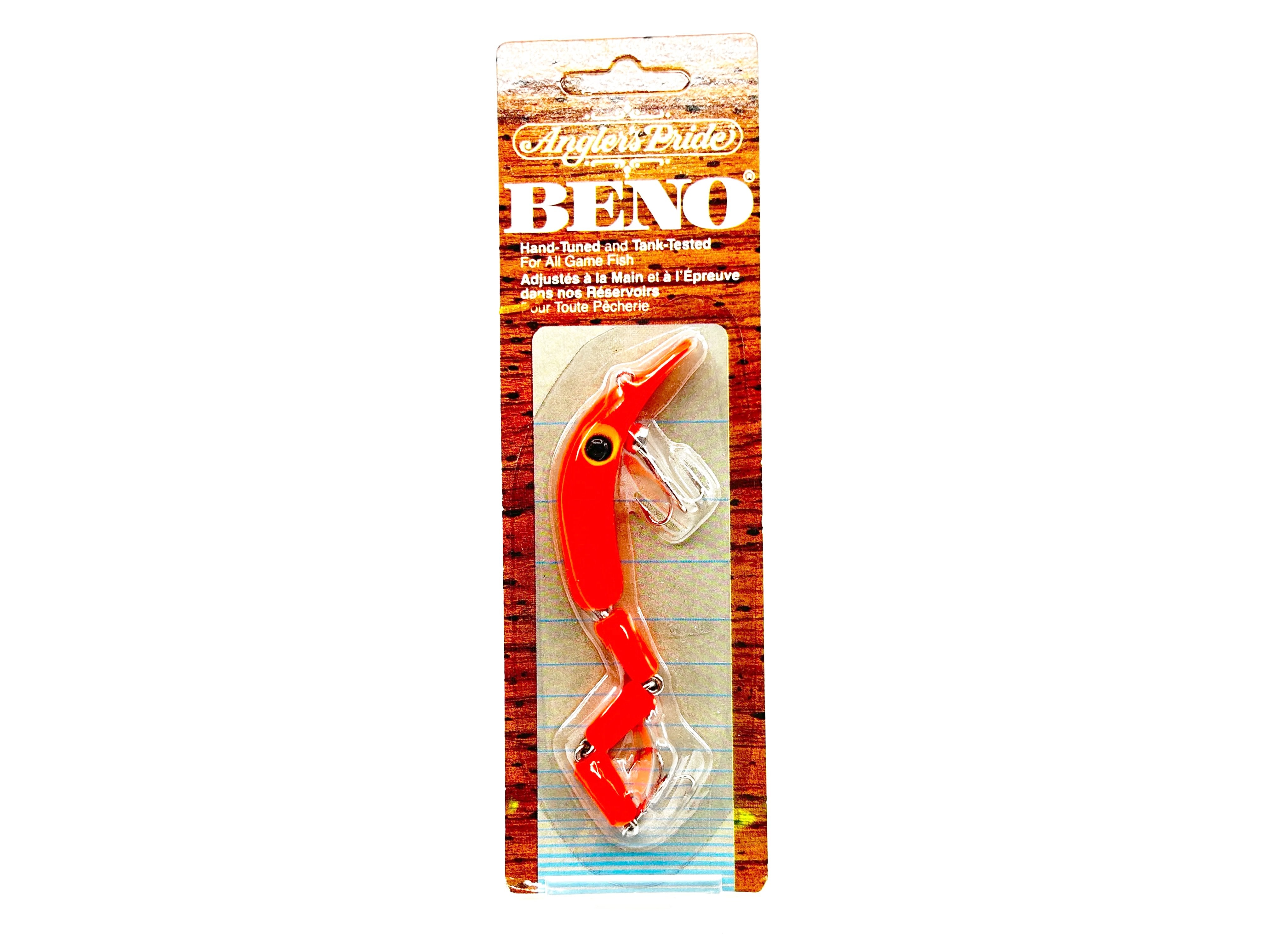 Angler's Pride Beno Lure Eel Orange Color New on Card – My Bait Shop, LLC