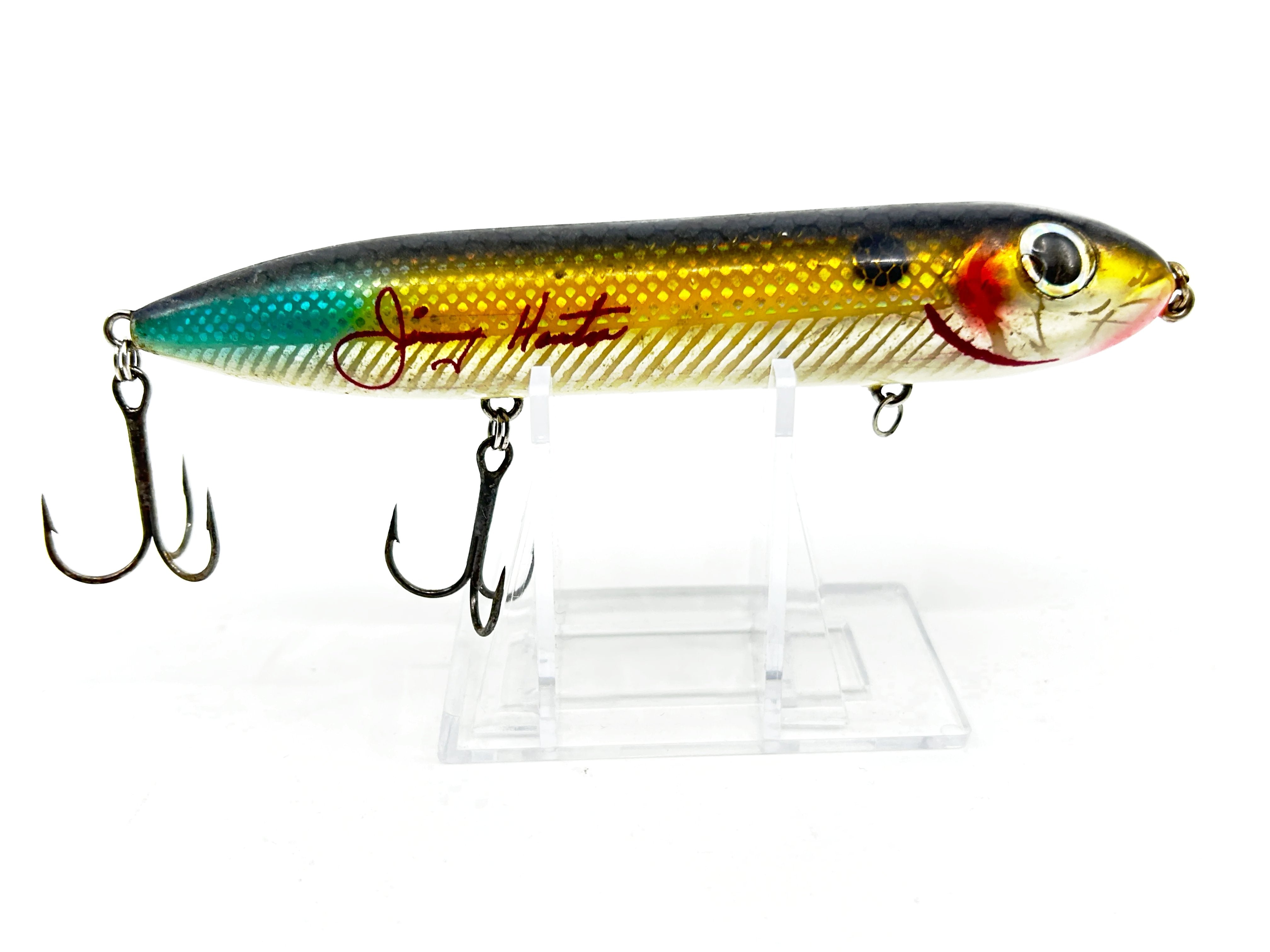 Heddon Zara Super Spook Jimmy Houston Holographic Shad Color-5" Model ...