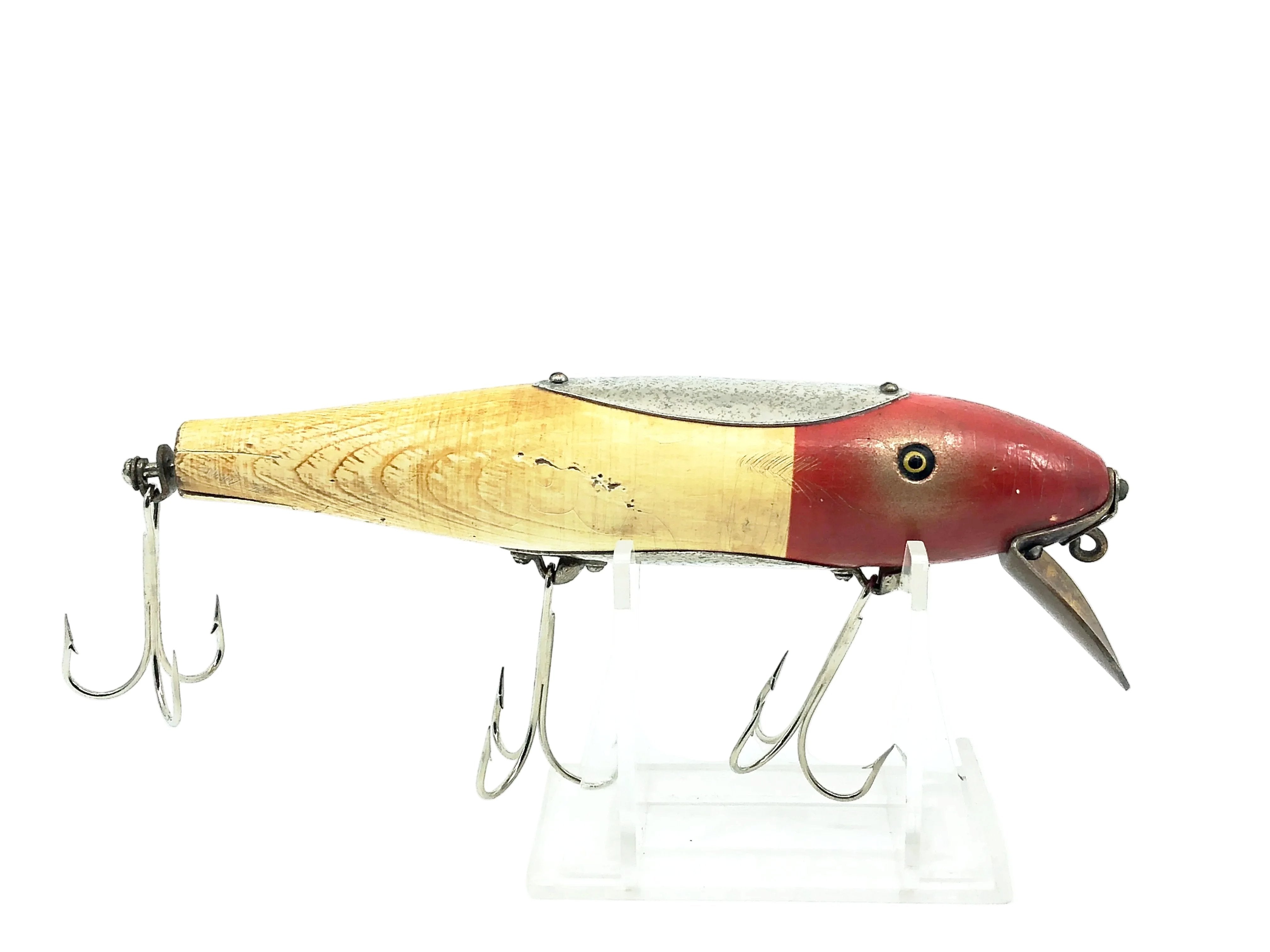 Pflueger #9509 Floating Heavy Duty Mustang, RH Red Head/White Color ...
