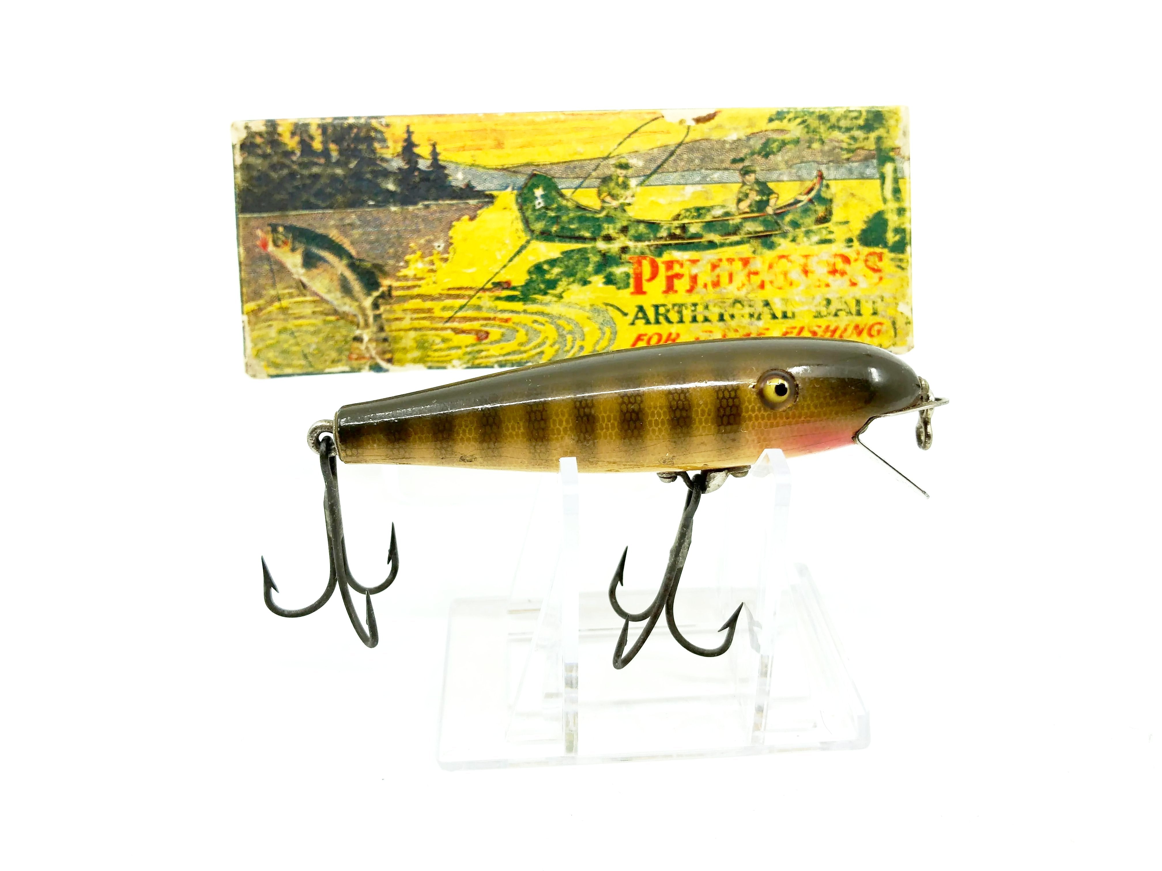 Pflueger Pal-O-Mine Minnow 5004 in Natural Pike Scale Color with Box ...