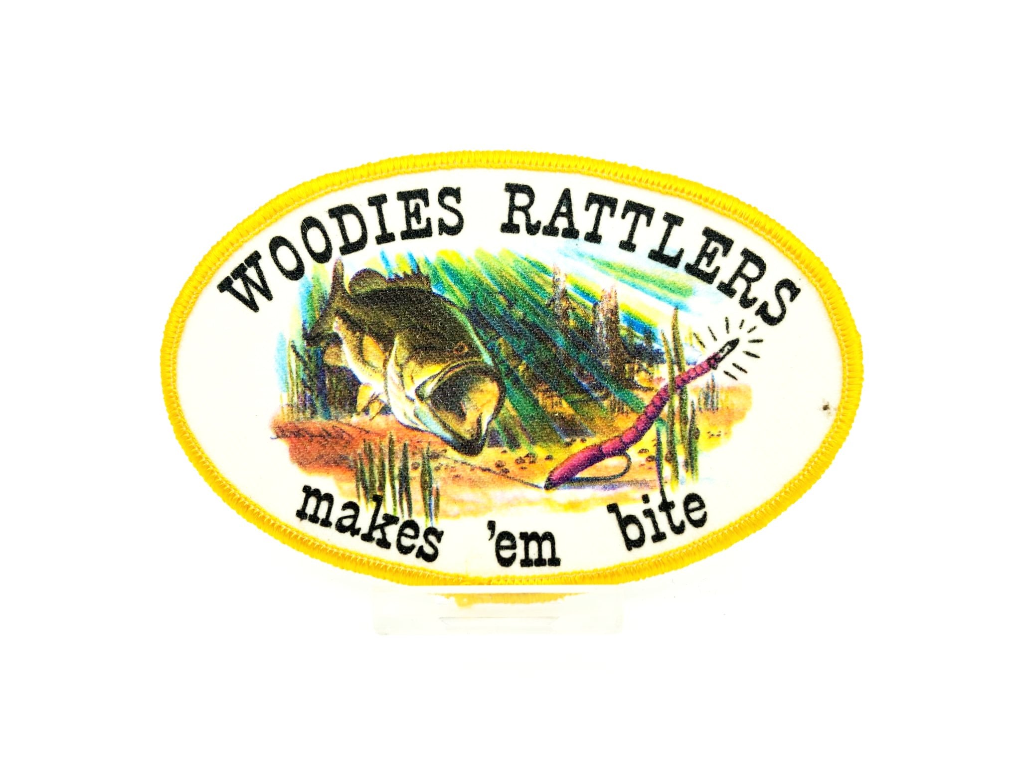 Woodies Rattlers Vintage Fishing Patch – My Bait Shop, LLC