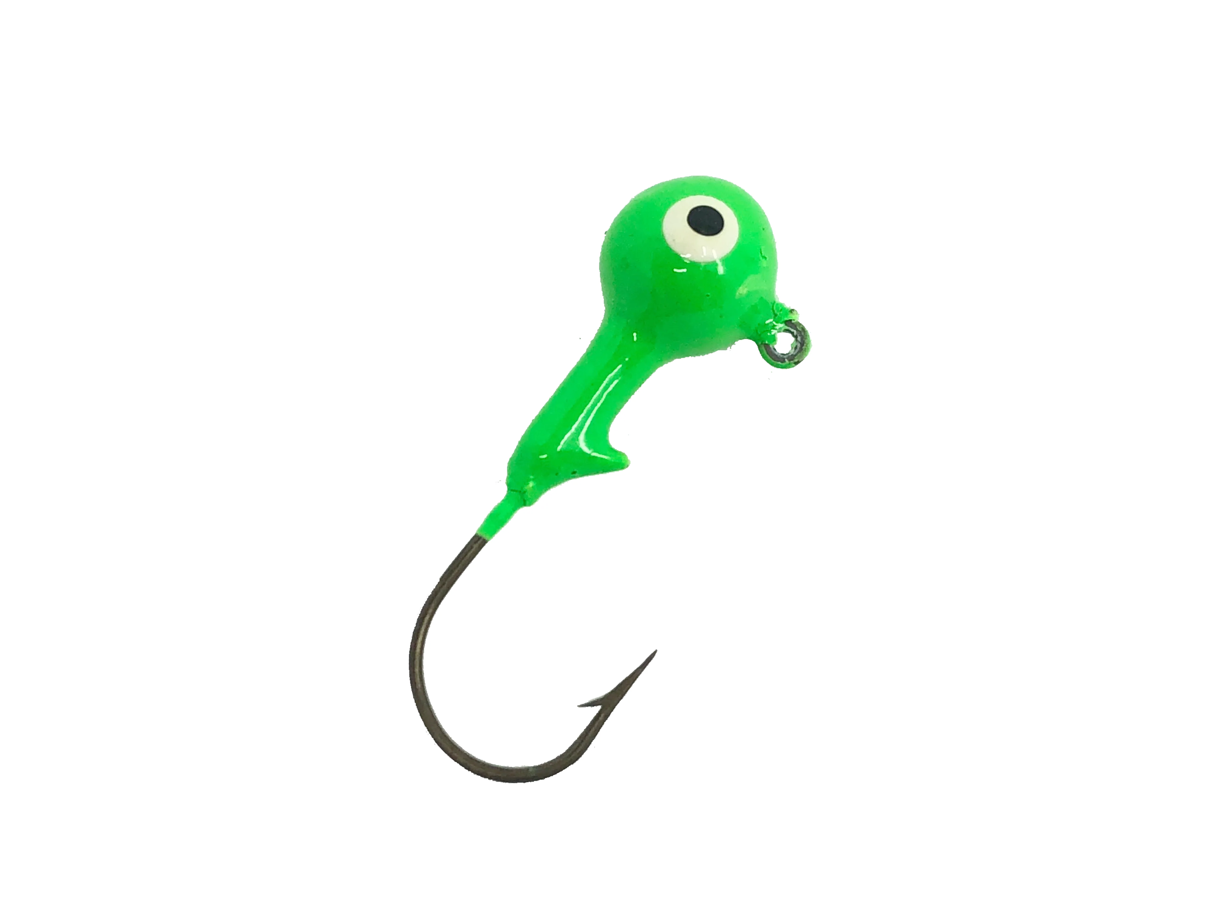 1/5oz Essential Round Ball Jig / Jig Head, Fluorescent Green Color- 8 ...