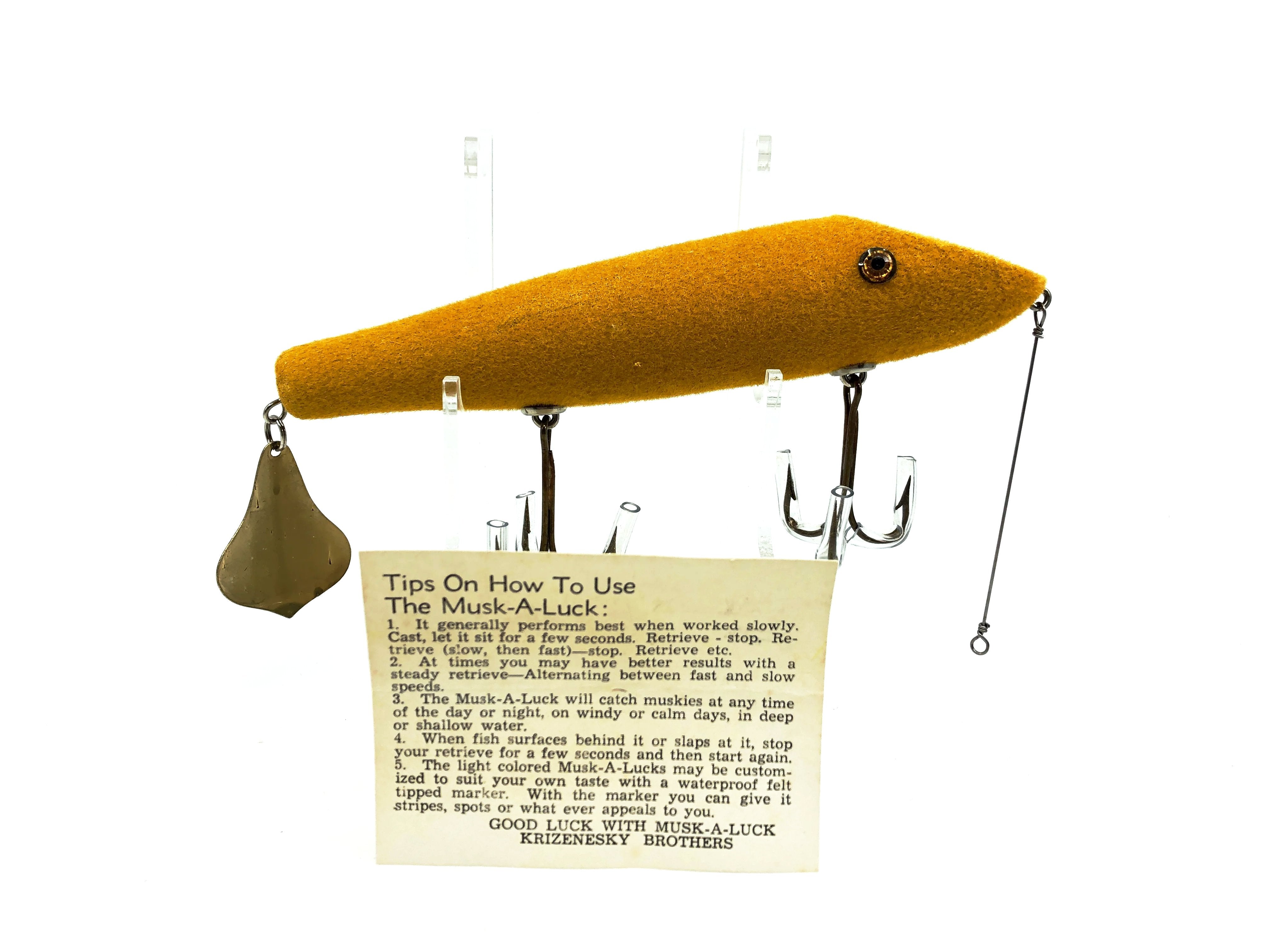 Mr. Muskie Baits by Krizenesky Brothers, Musk-A-Luck with Box – My Bait ...