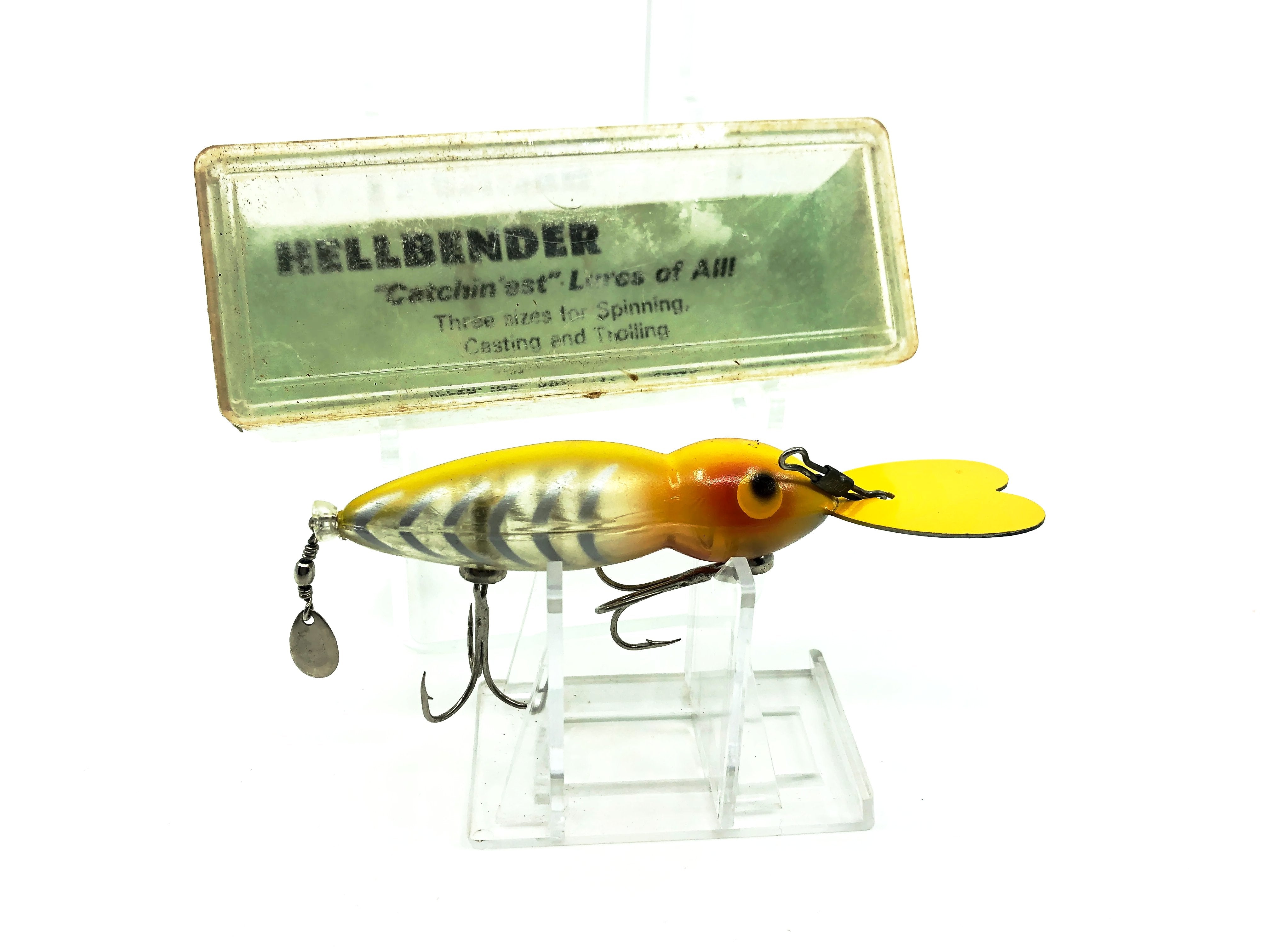 Hellbender Whopper Stopper, Yellow Shore Minnow Color with Box – My ...