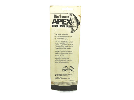 Mac's Squid Apex, Green/Silver Prism Color on Card – My Bait Shop, LLC