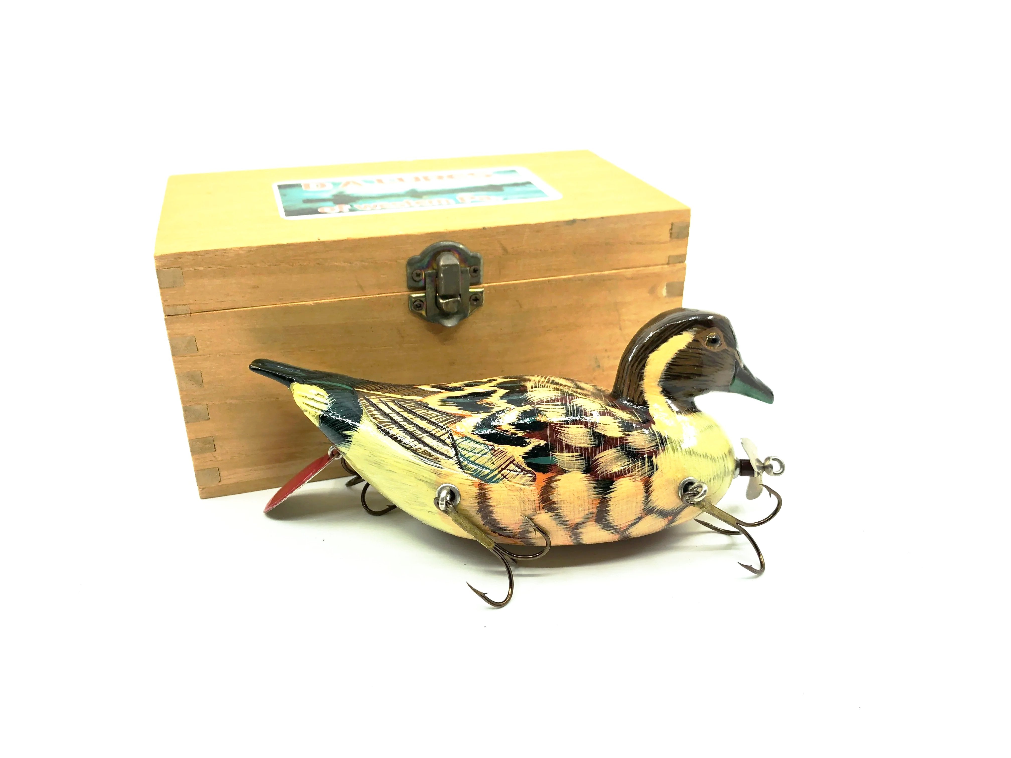 D.A Lures of Western Pennsylvania, Huge Duck Contemporary Lure with Bo ...
