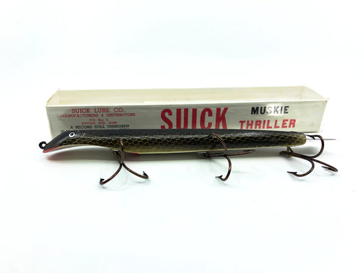 Vintage 9" Suick Muskie Thriller, Cisco Color with Box – My Bait Shop, LLC