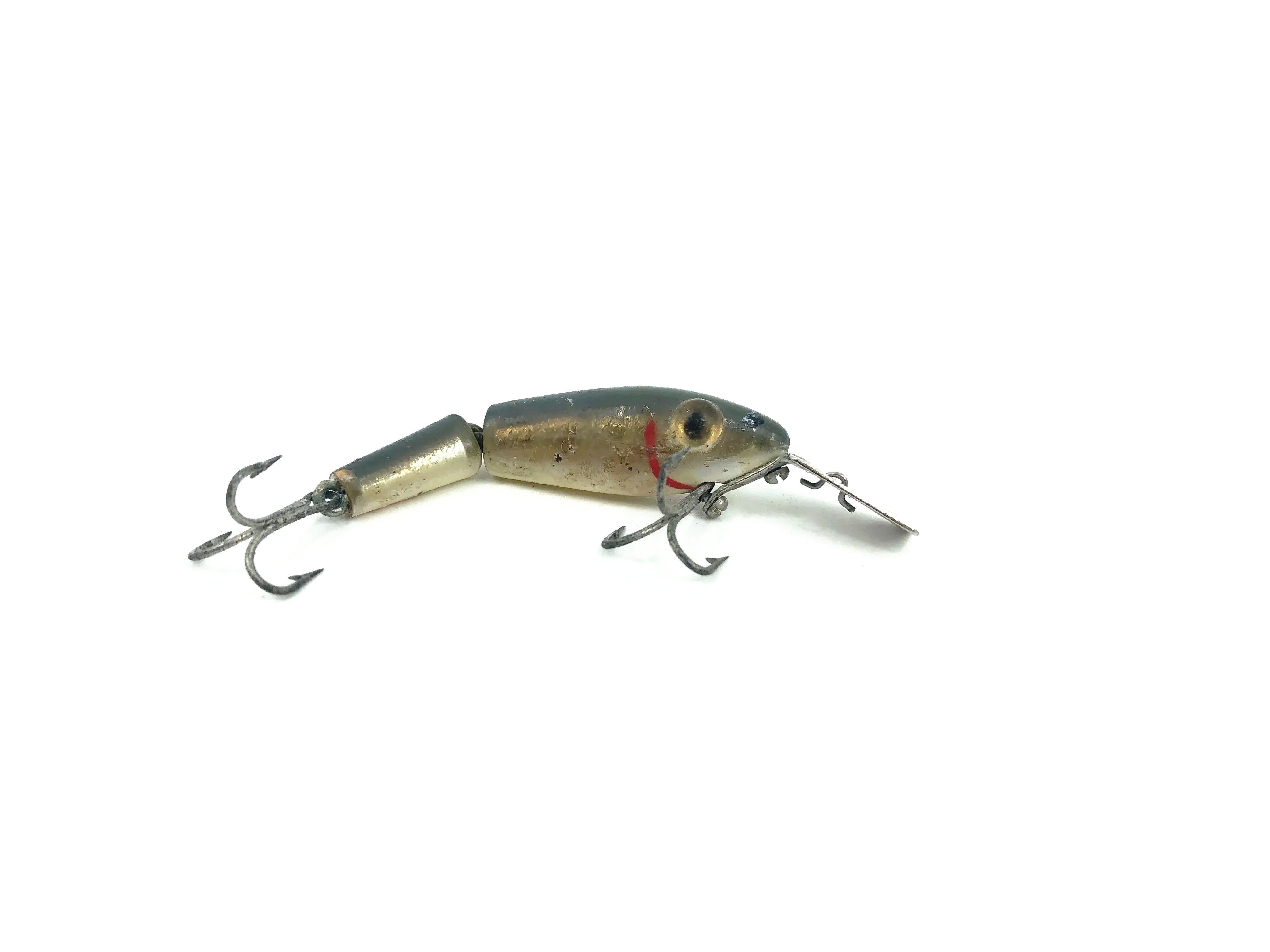 L & S Spin Mirrolure Shad, #25 Shad White Back/Silver Belly & Scales C ...