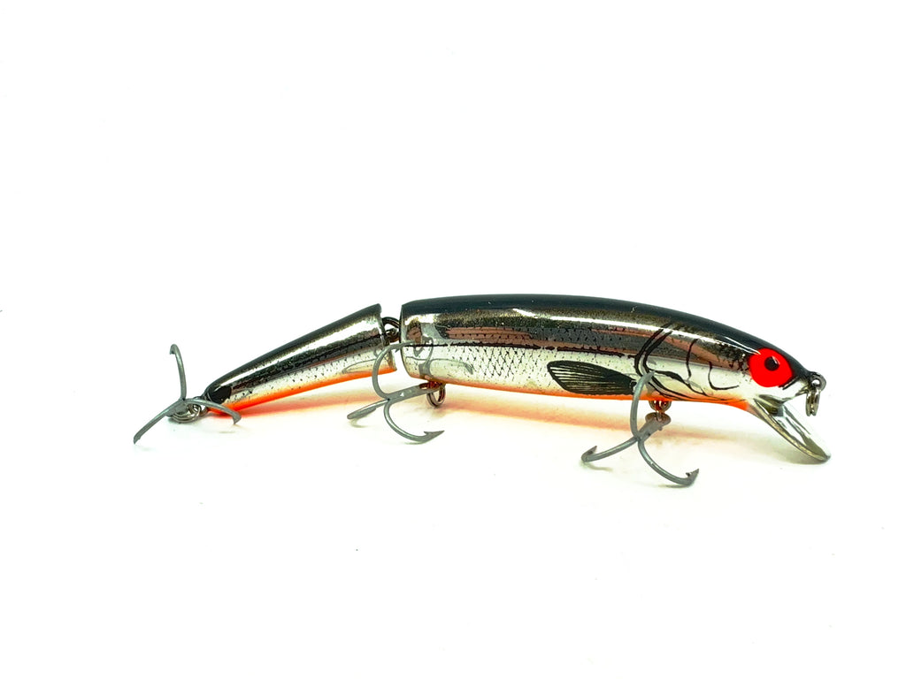 Bomber Jointed Long A 15J, XMBO Chrome/Black Back/Orange Belly Color ...