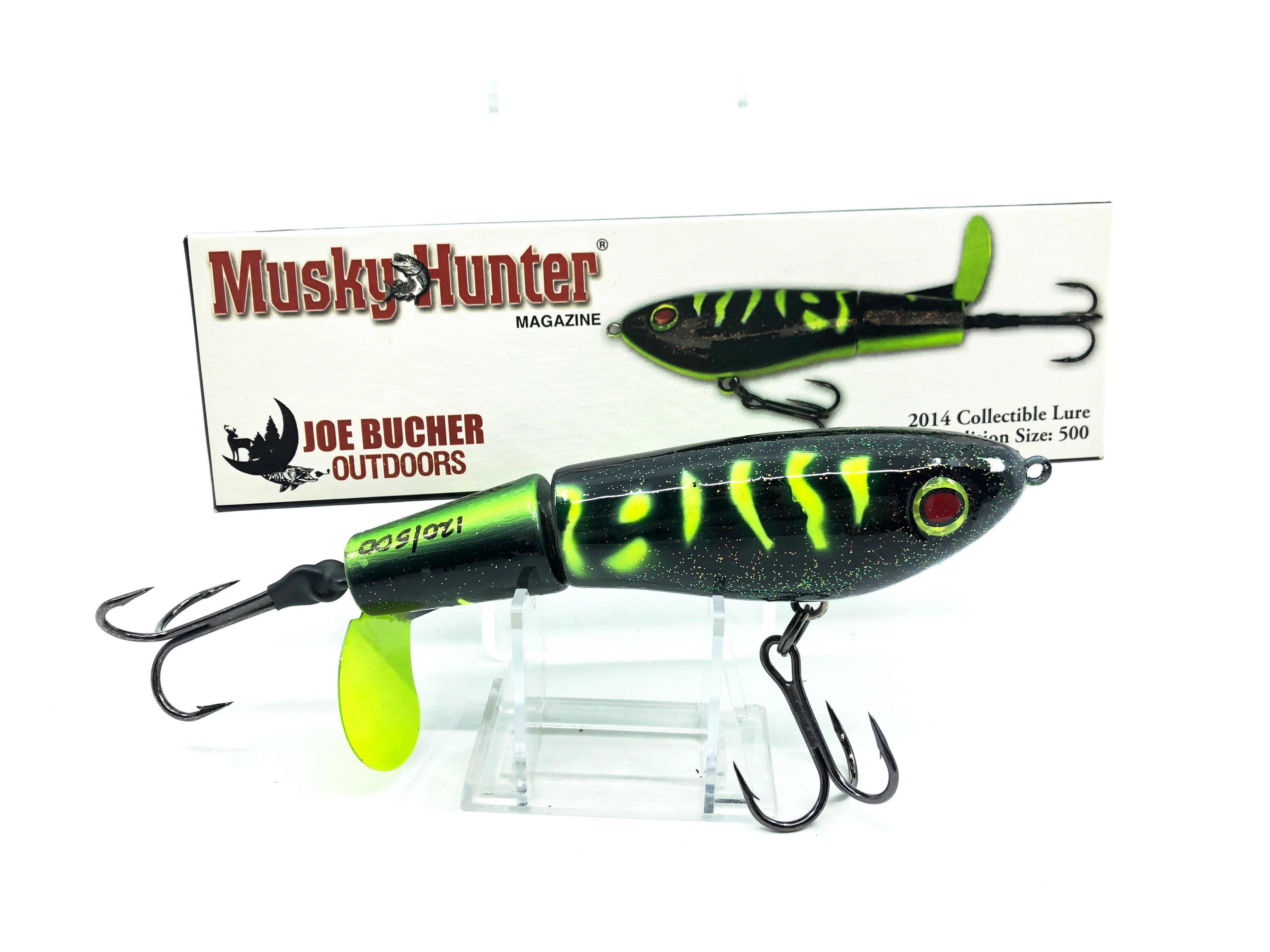 Musky Hunter 2014 Collectible Lure, Joe Bucher Top Raider #120/500 Sig ...