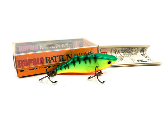 Rapala Rattlin' Rap RNR-7, Fire Tiger Color with Box – My Bait Shop, LLC