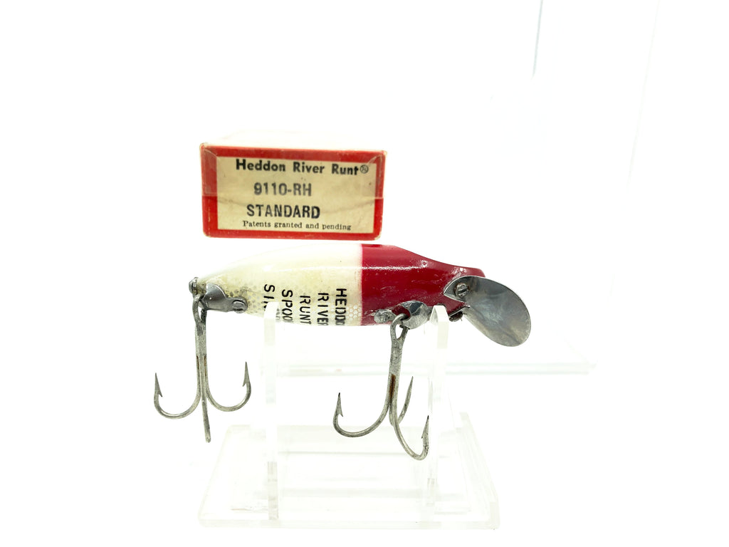 Heddon River Runt Spook Sinker 9110-RH Red Head White Color with Box ...