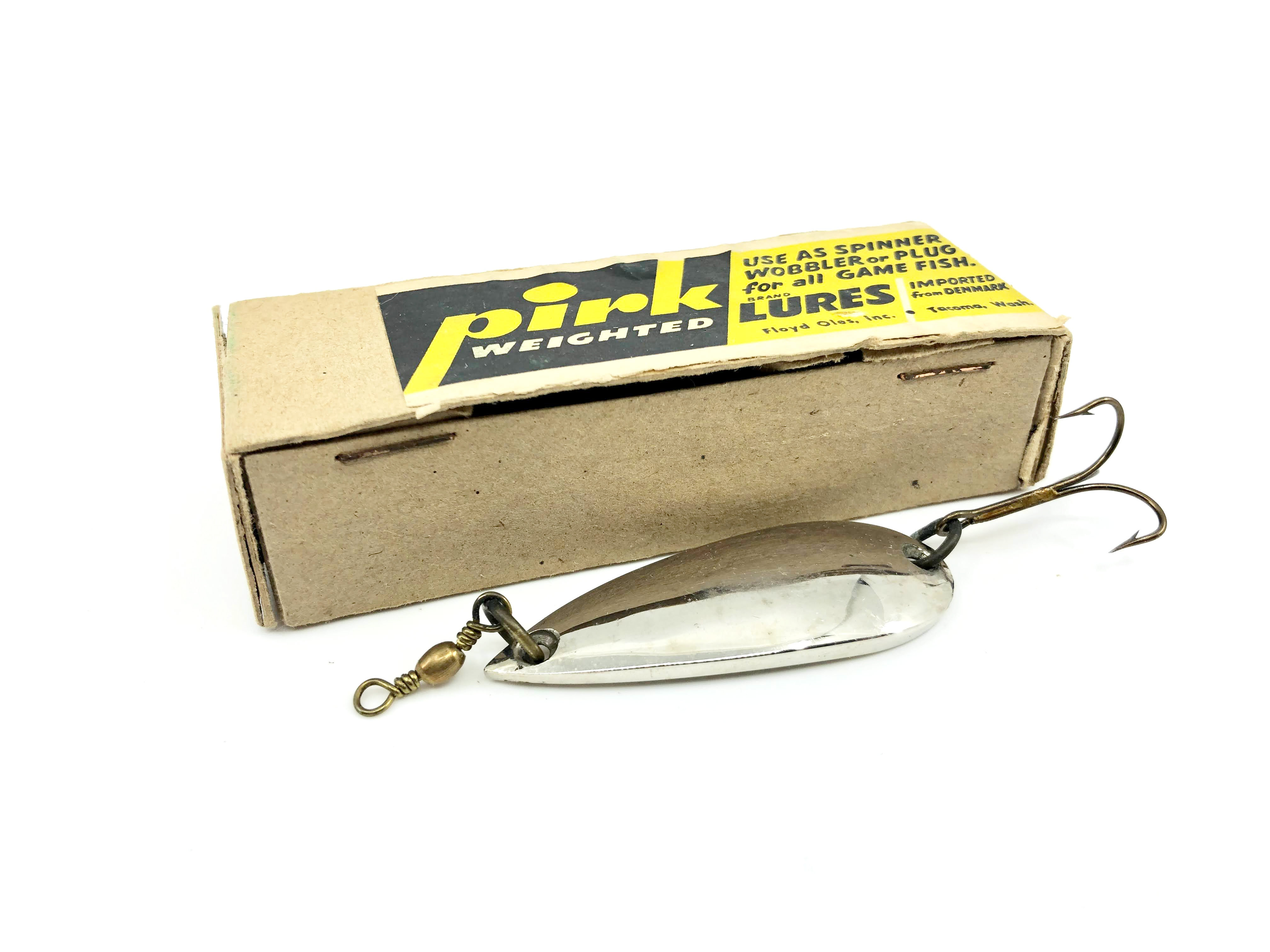 Pirk Weighted Spoon Triumf with Box Vintage Lure – My Bait Shop, LLC