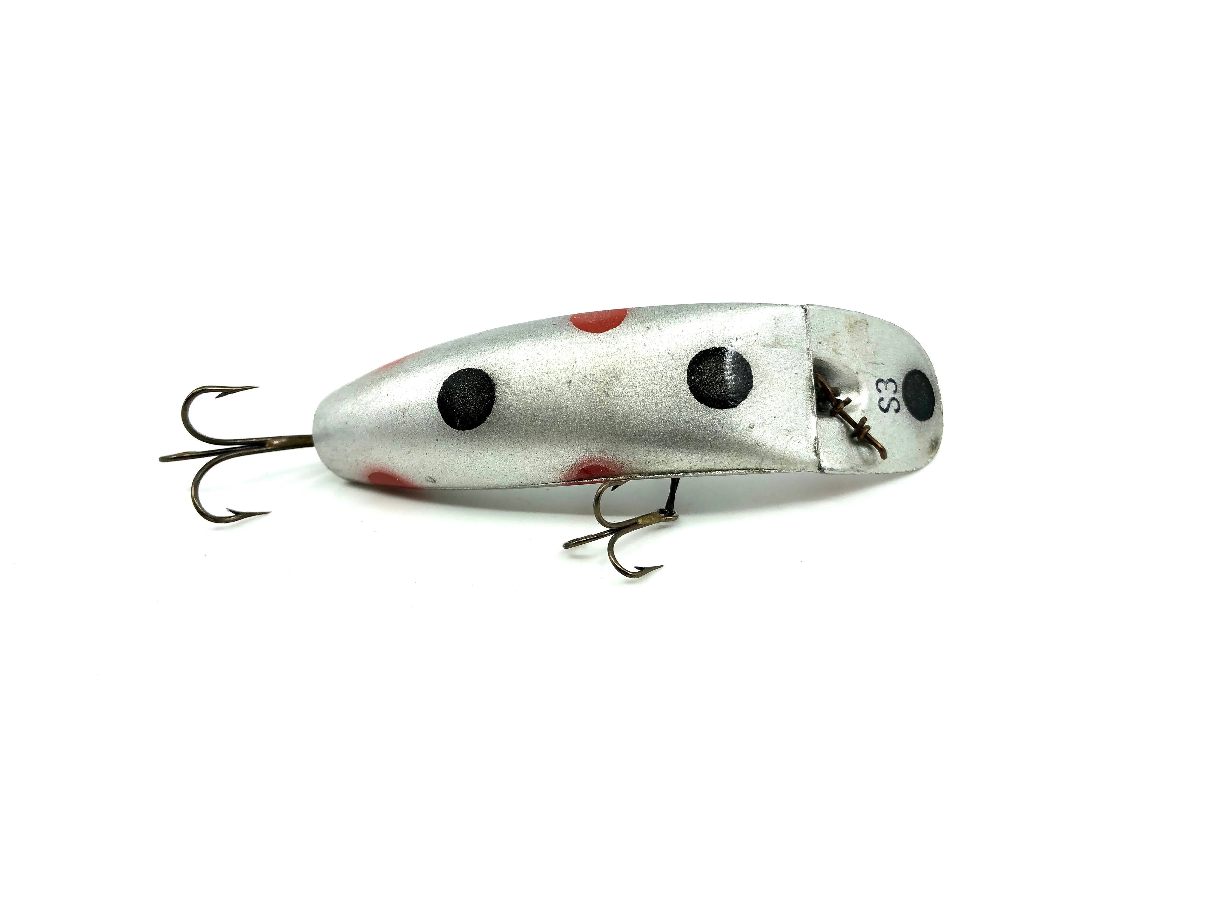 Helin Vintage Flatfish S3 Silver Dot Color Lure – My Bait Shop, LLC