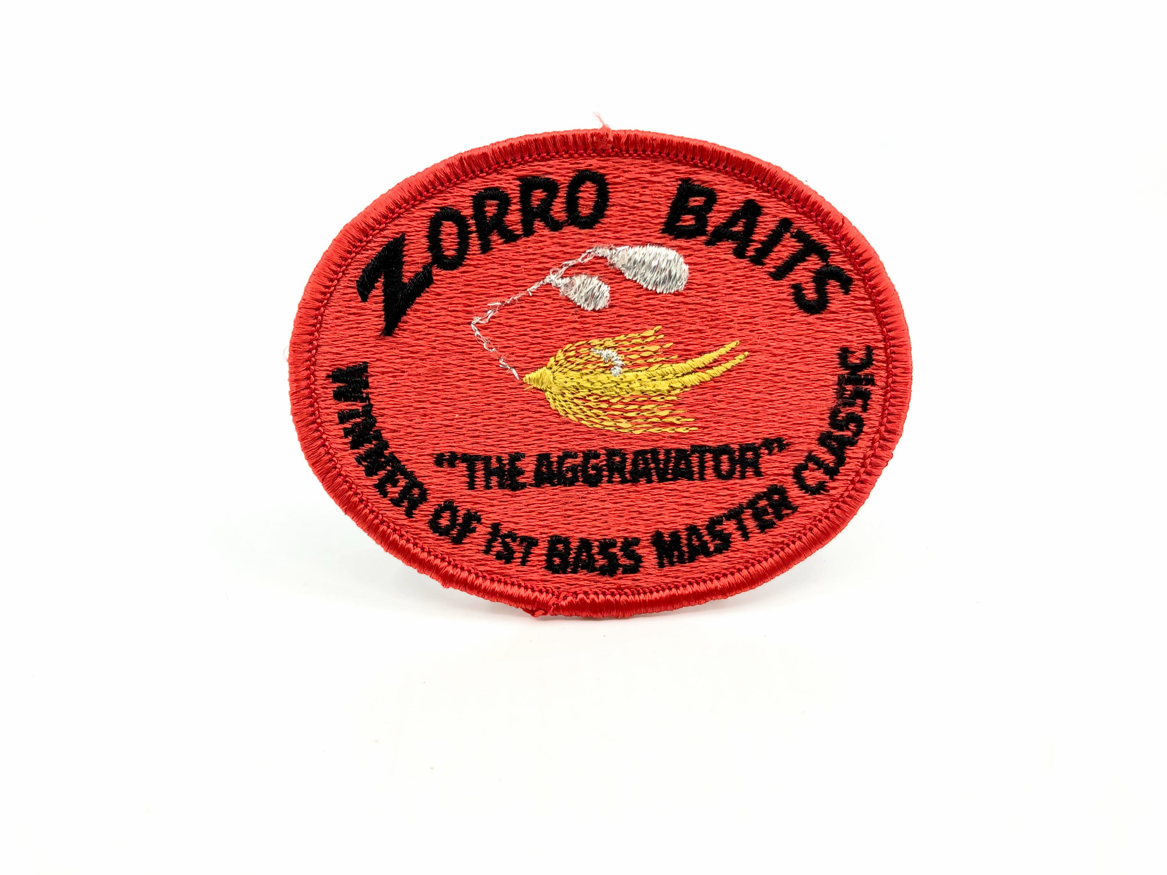 Zorro Baits Aggravator 1st Bass Master Fishing Patch – My Bait Shop, LLC
