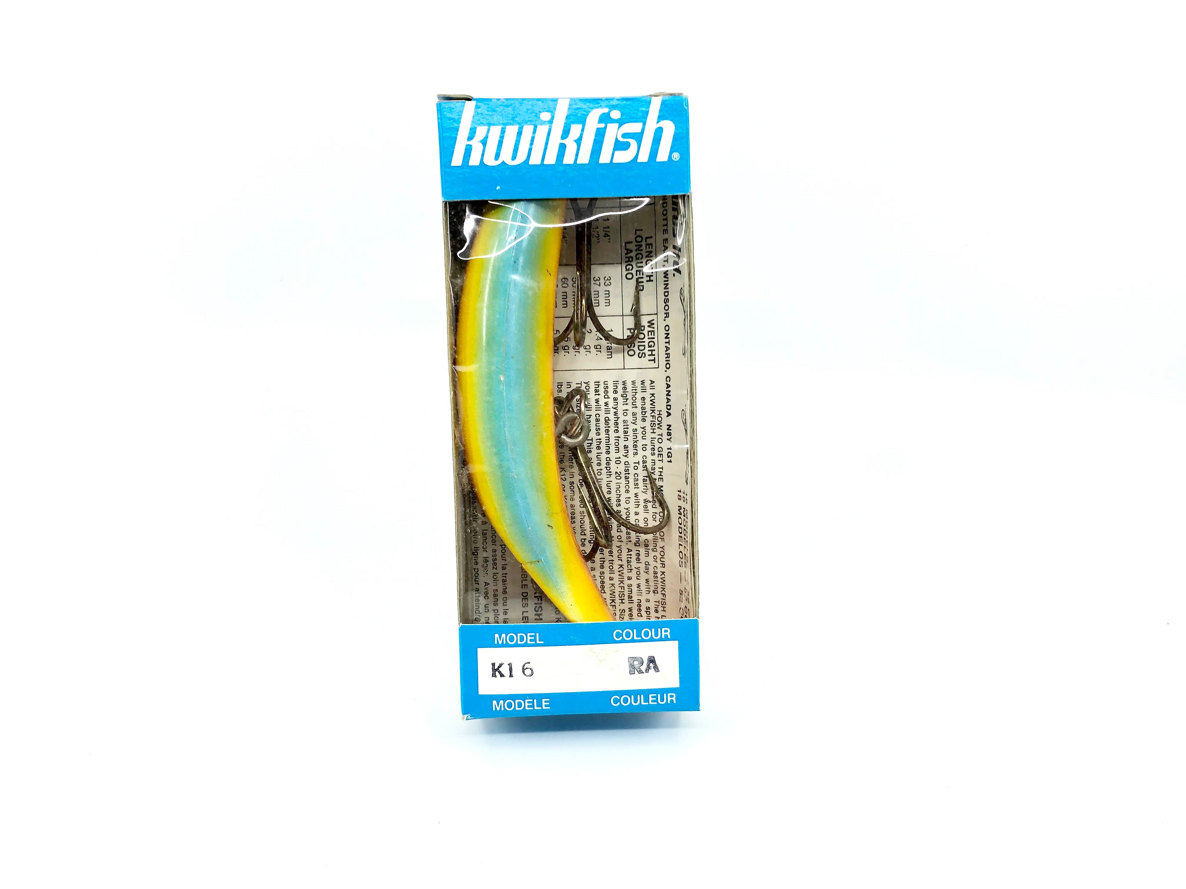 Kwikfish K16 RA Rainbow Color New in Box Old Stock – My Bait Shop, LLC