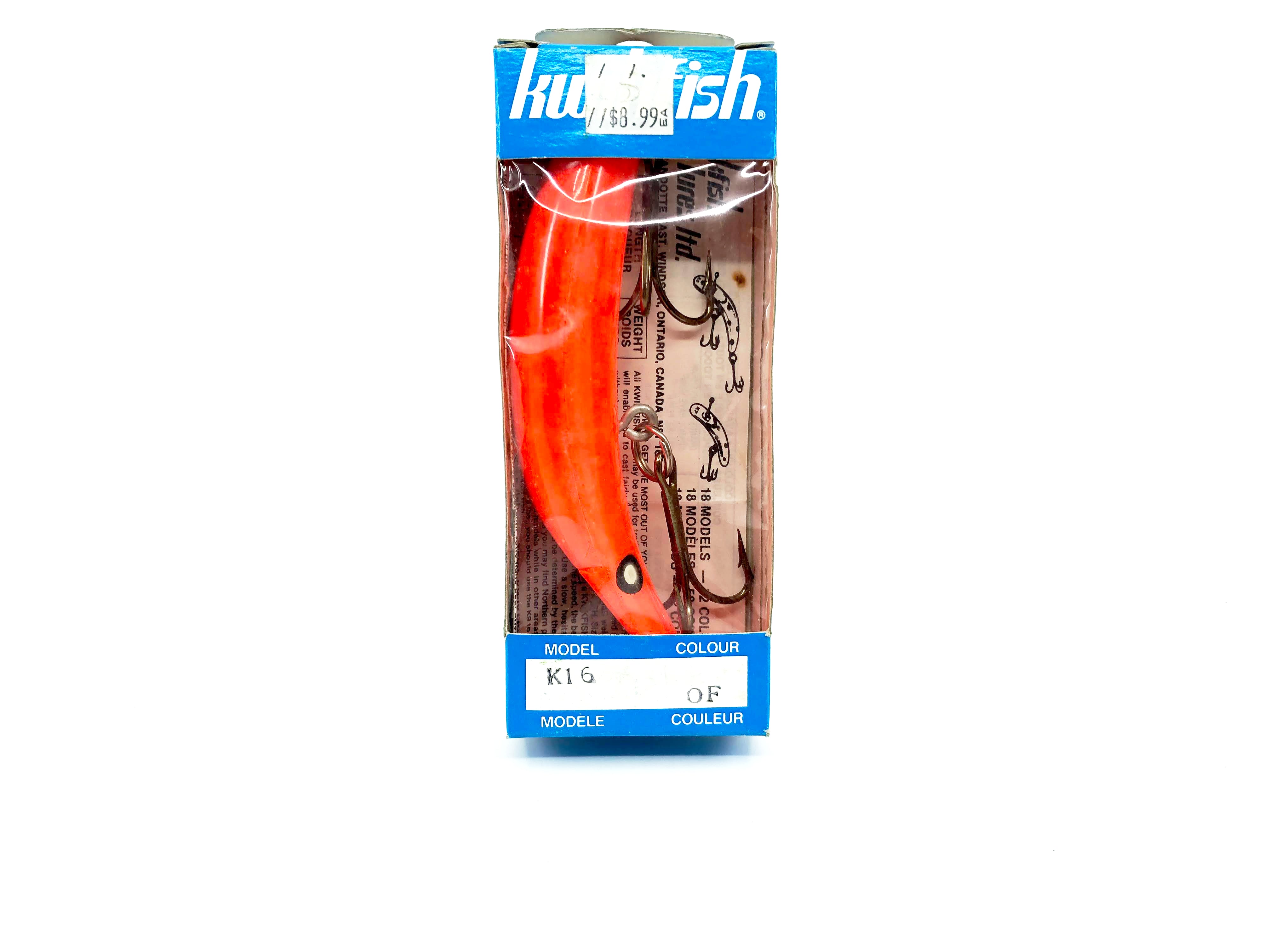 Kwikfish K16 OF Orange Fluorescent Color New in Box Old Stock – My Bait ...