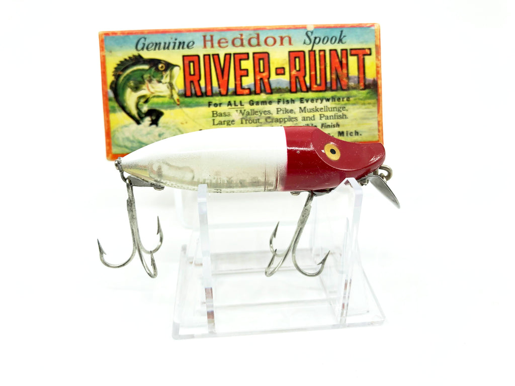 Heddon Floating River Runt 9400-RH Red Head White Body Color with Box ...