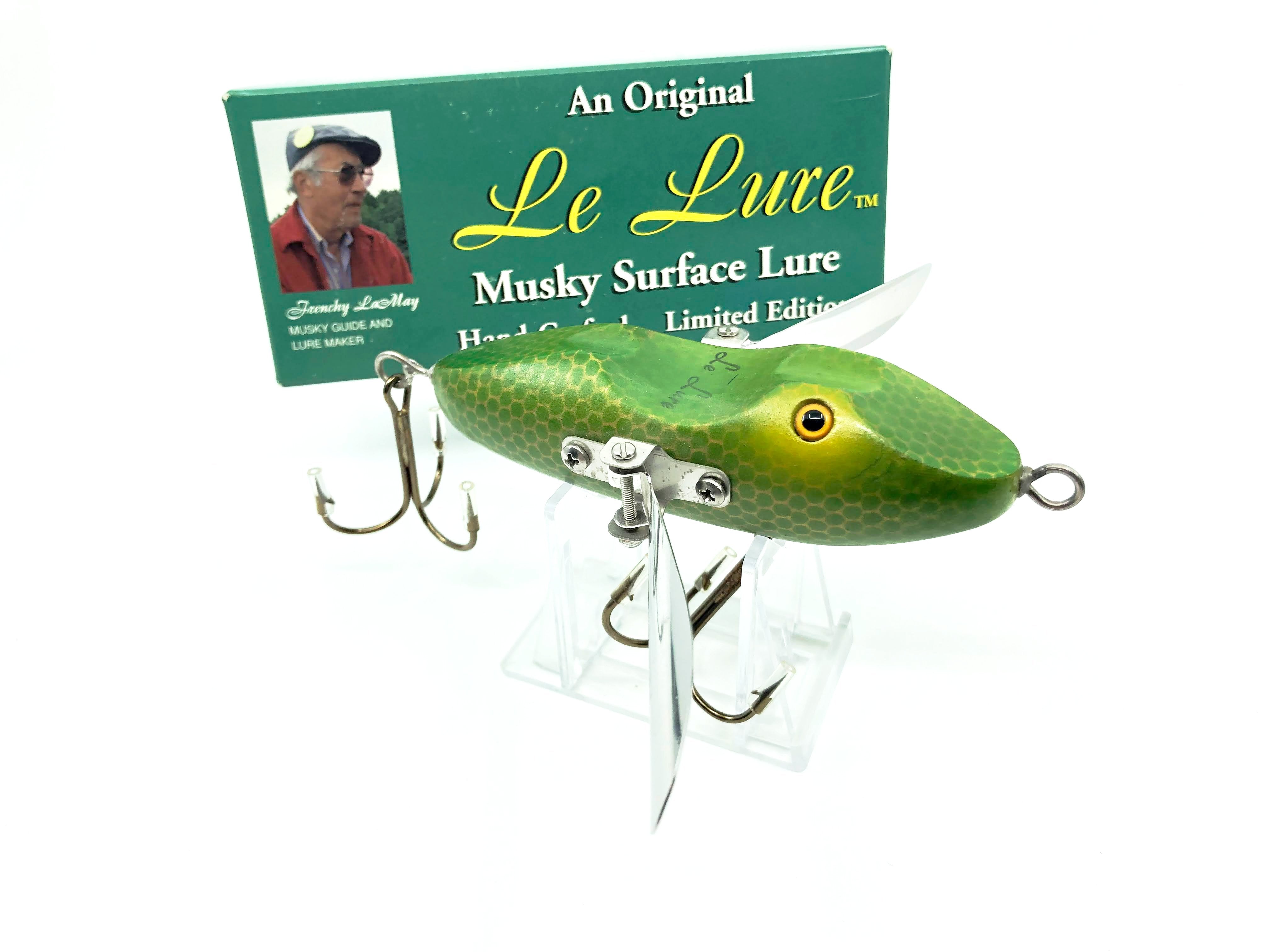 Frenchy LeMay Le Lure Water Walker CR2 Green Scale with Box – My Bait ...