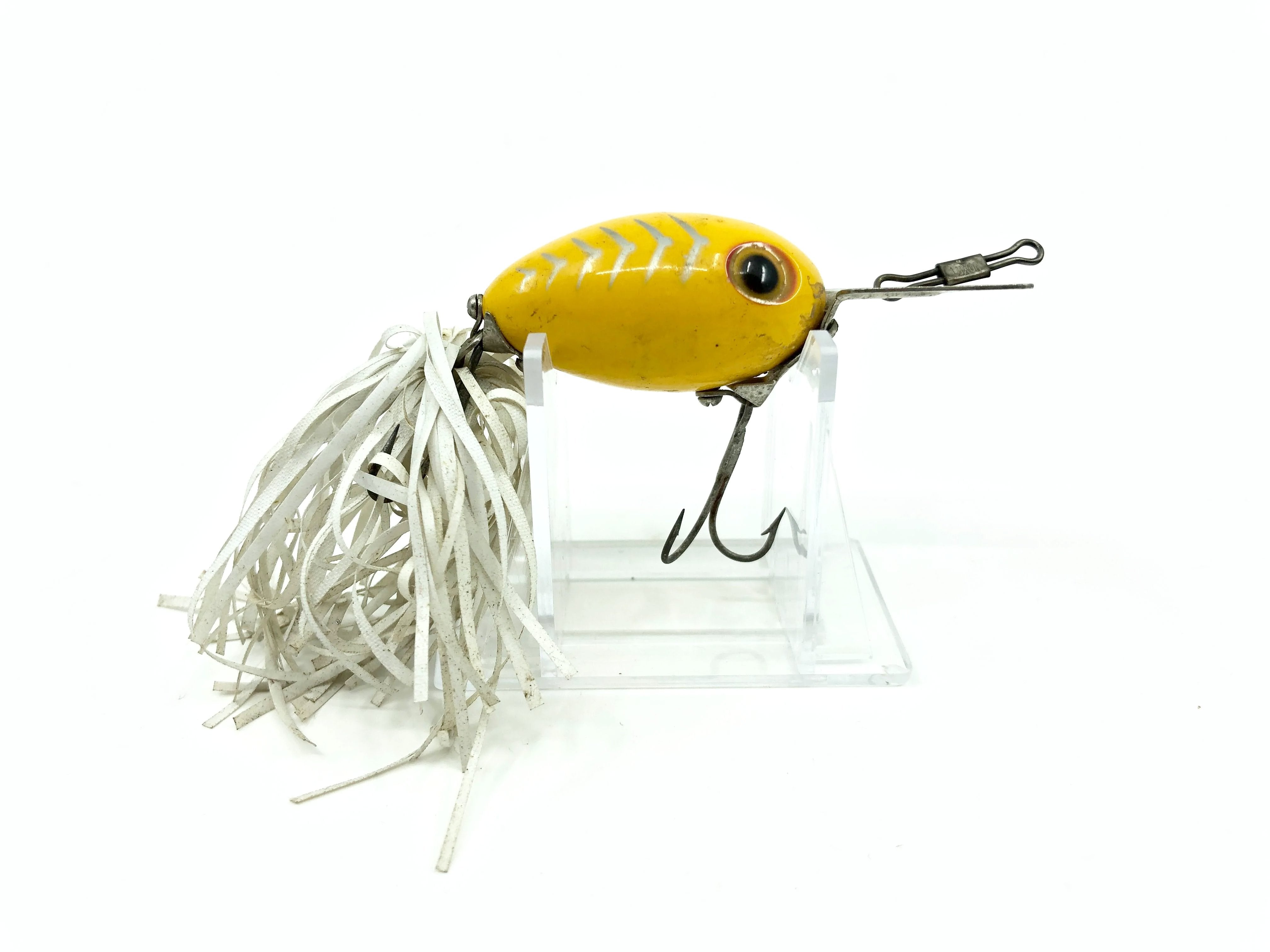 Arbogast Arbo-Gaster Yellow Gray Ribs Color – My Bait Shop, LLC