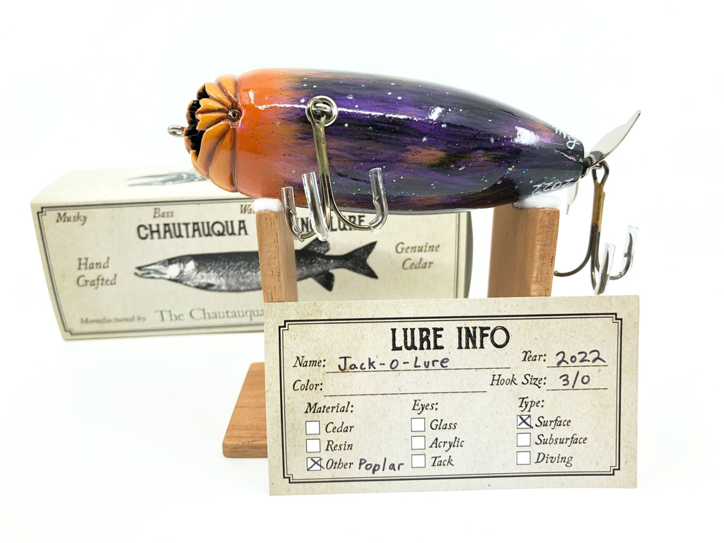 Chautauqua Custom Jack-O-Lure Maniac Missile Experimental Lure – My ...