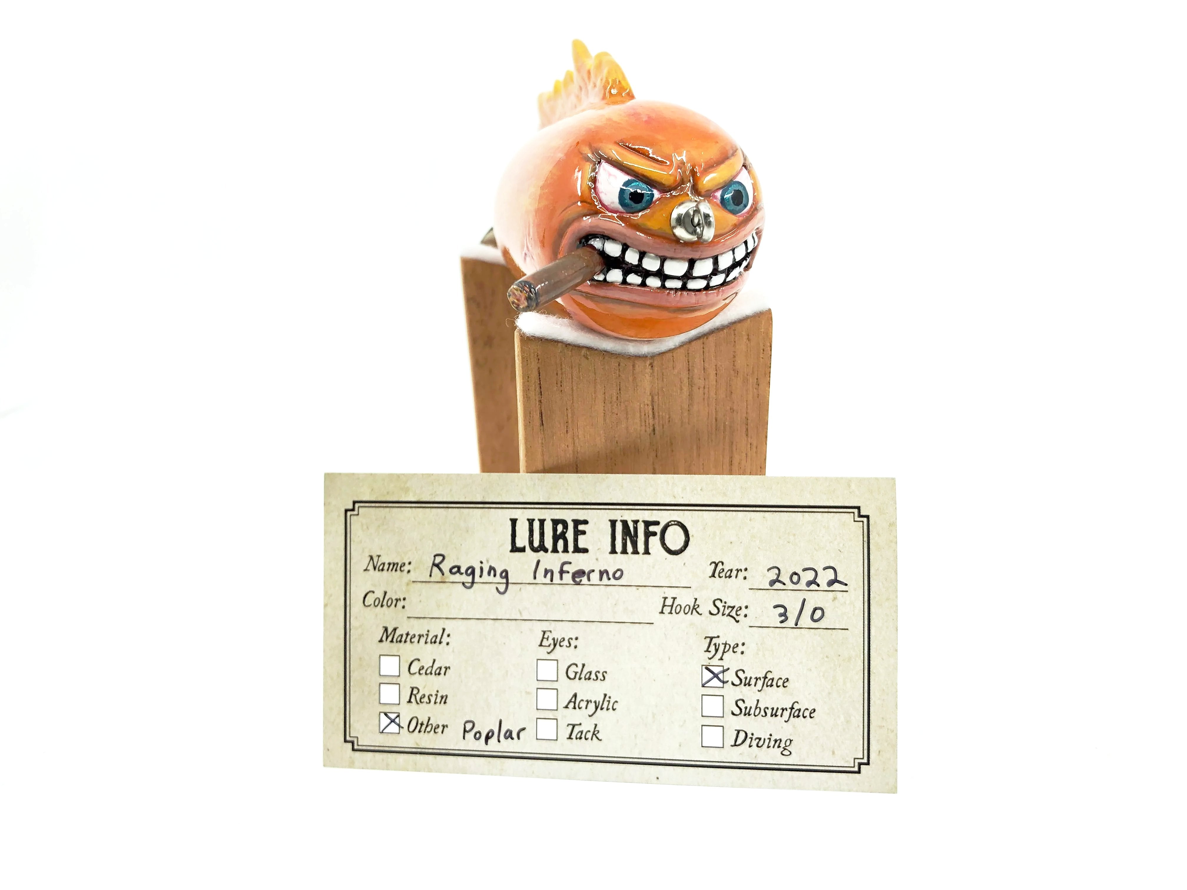 Chautauqua Custom Raging Inferno Maniac Missile Experimental Lure – My ...