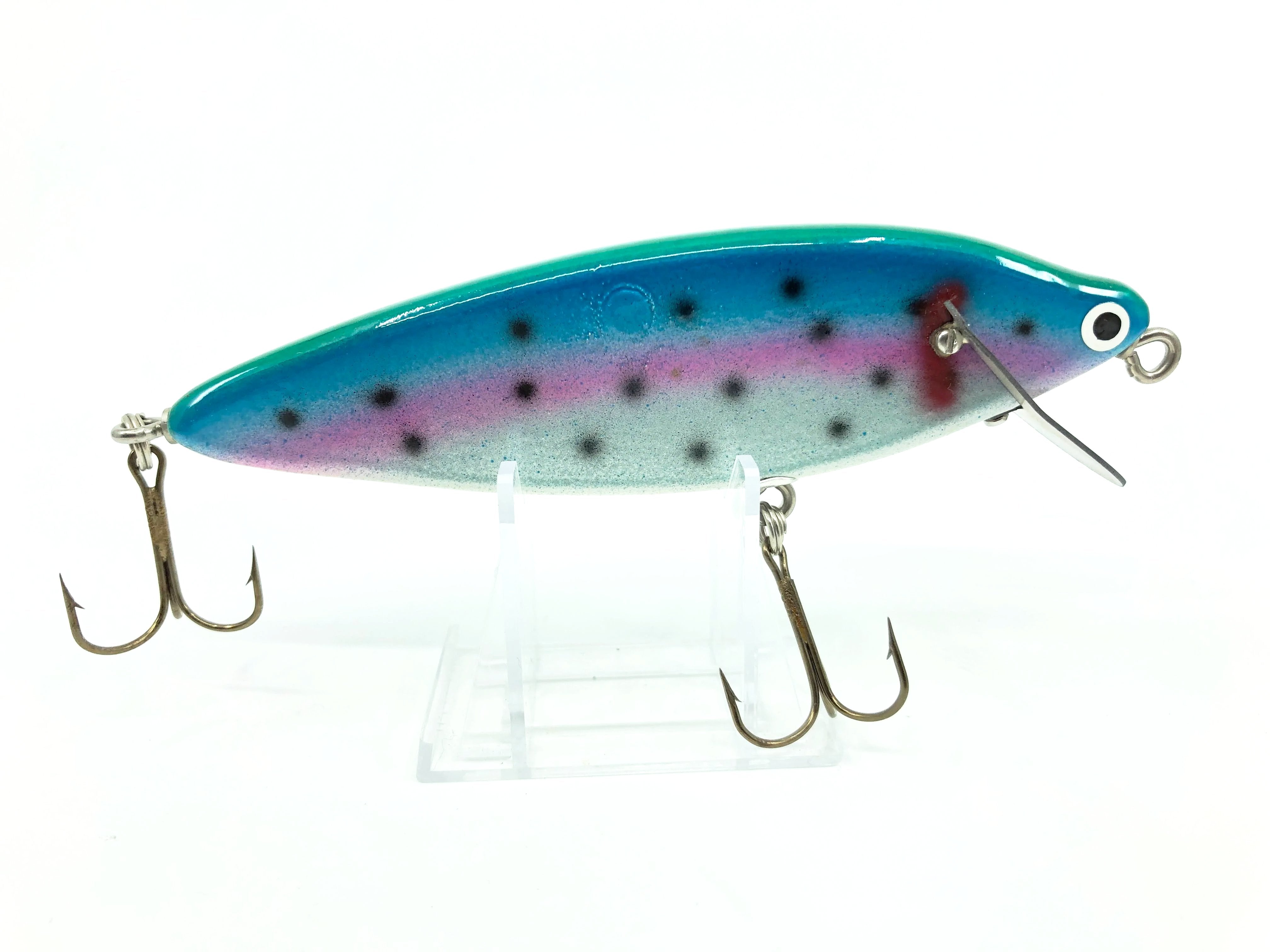 Vintage Hellraiser Psycho Path Musky Lure 6" Rainbow Trout Color – My ...