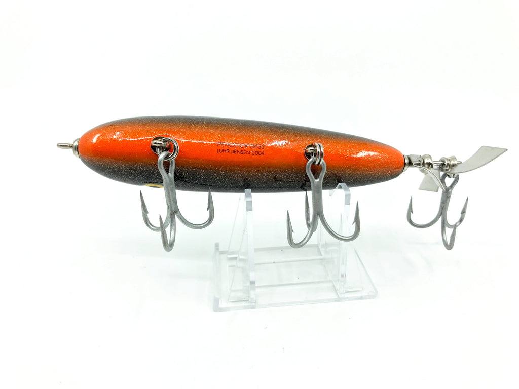 Luhr-Jensen Peacock Bass Lure Black Sparkle Orange Belly Color – My ...