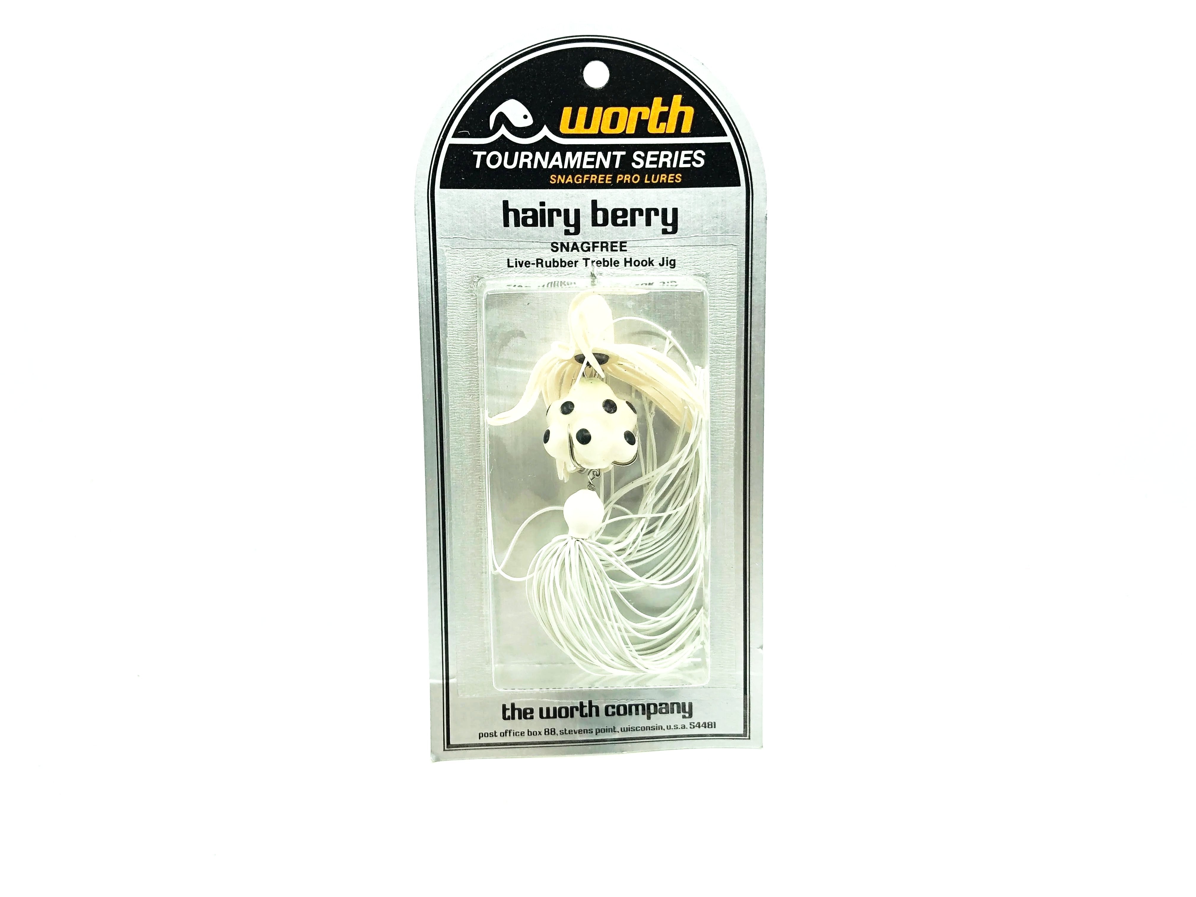 Worth Vintage Tournament Series Hairy Berry White Color New on Card Ol ...