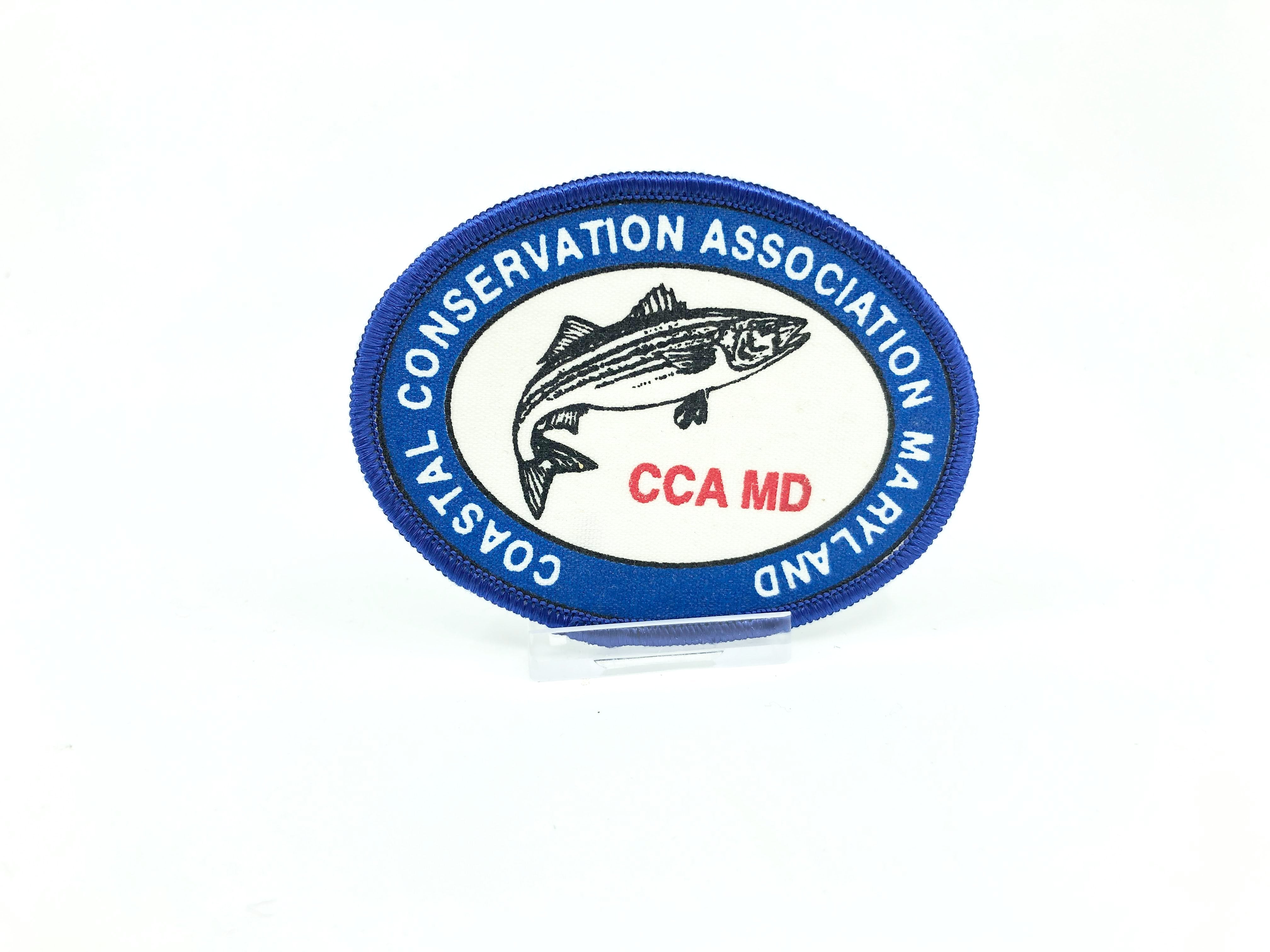 CCA MD Coastal Conservation Association Maryland Vintage Fishing Patch ...