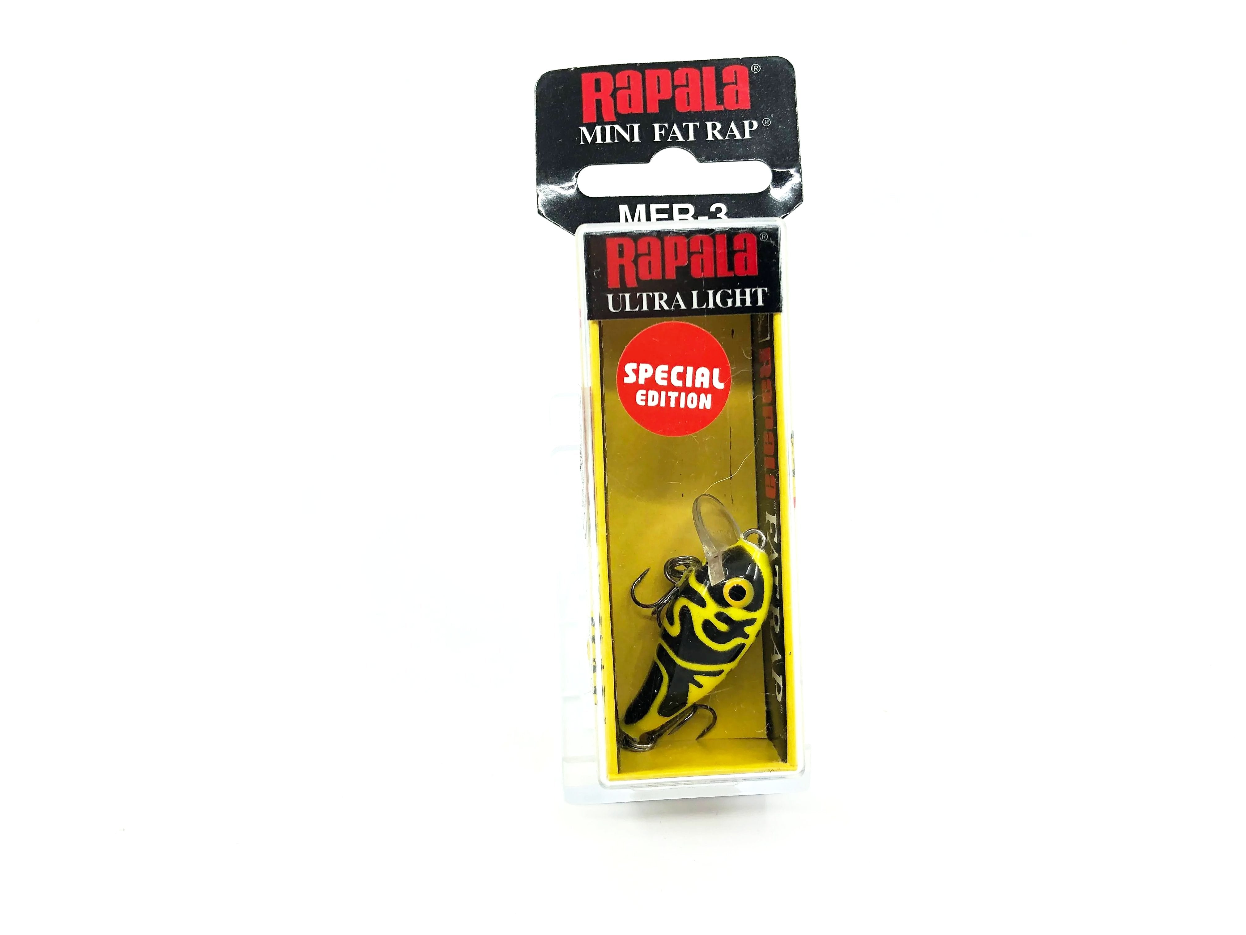 Rapala Mini Fat Rap MFR03-CMBY Camo Black Yellow in Box Special Japan ...