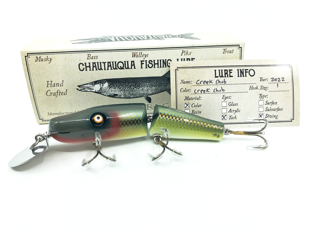 Chautauqua Jointed Creek Chub Lure in Creek Chub Color – My Bait Shop, LLC