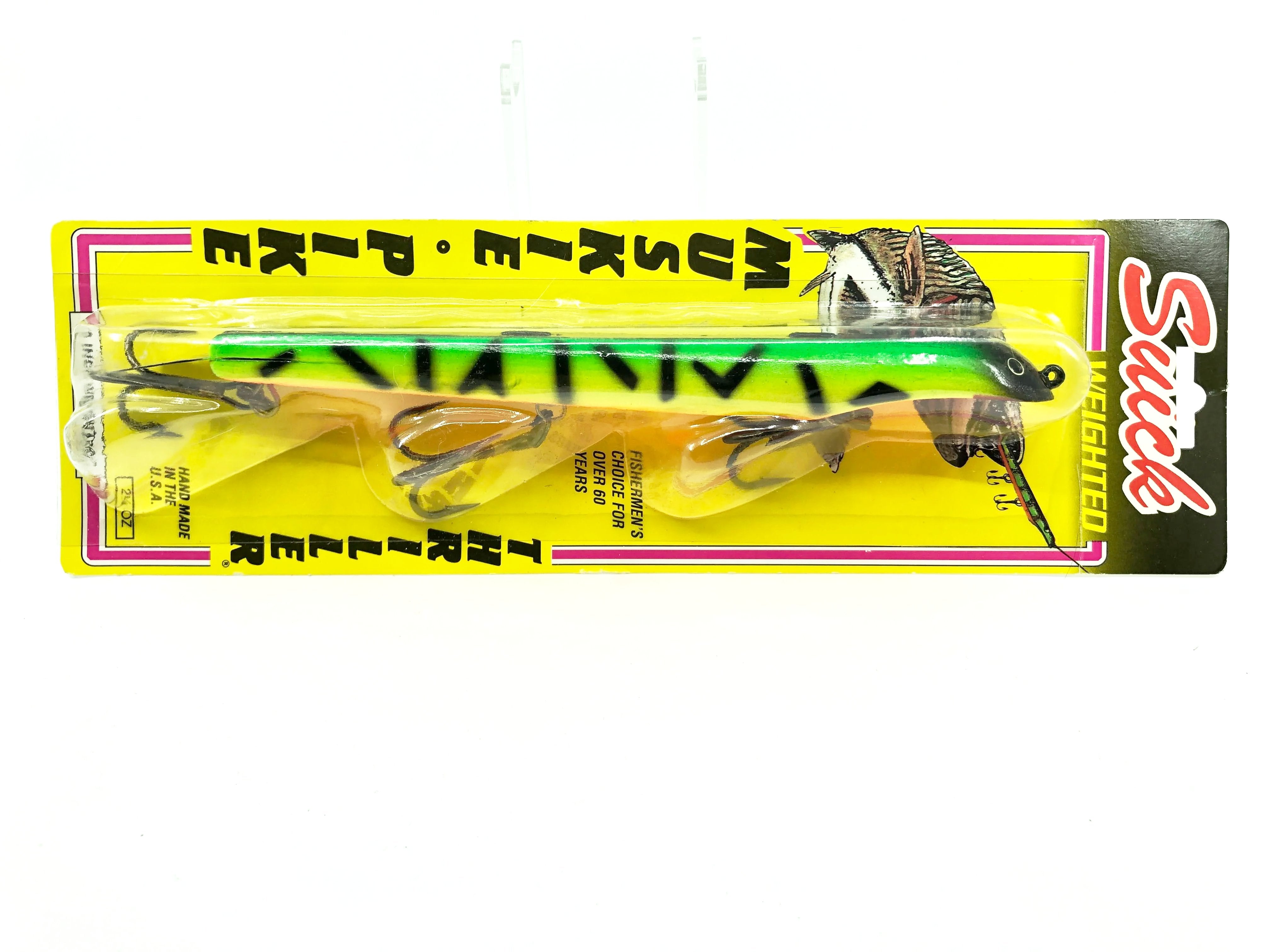 Suick 9" Weighted Thriller FireTiger Color 9W-JS New on Card Old Stock ...