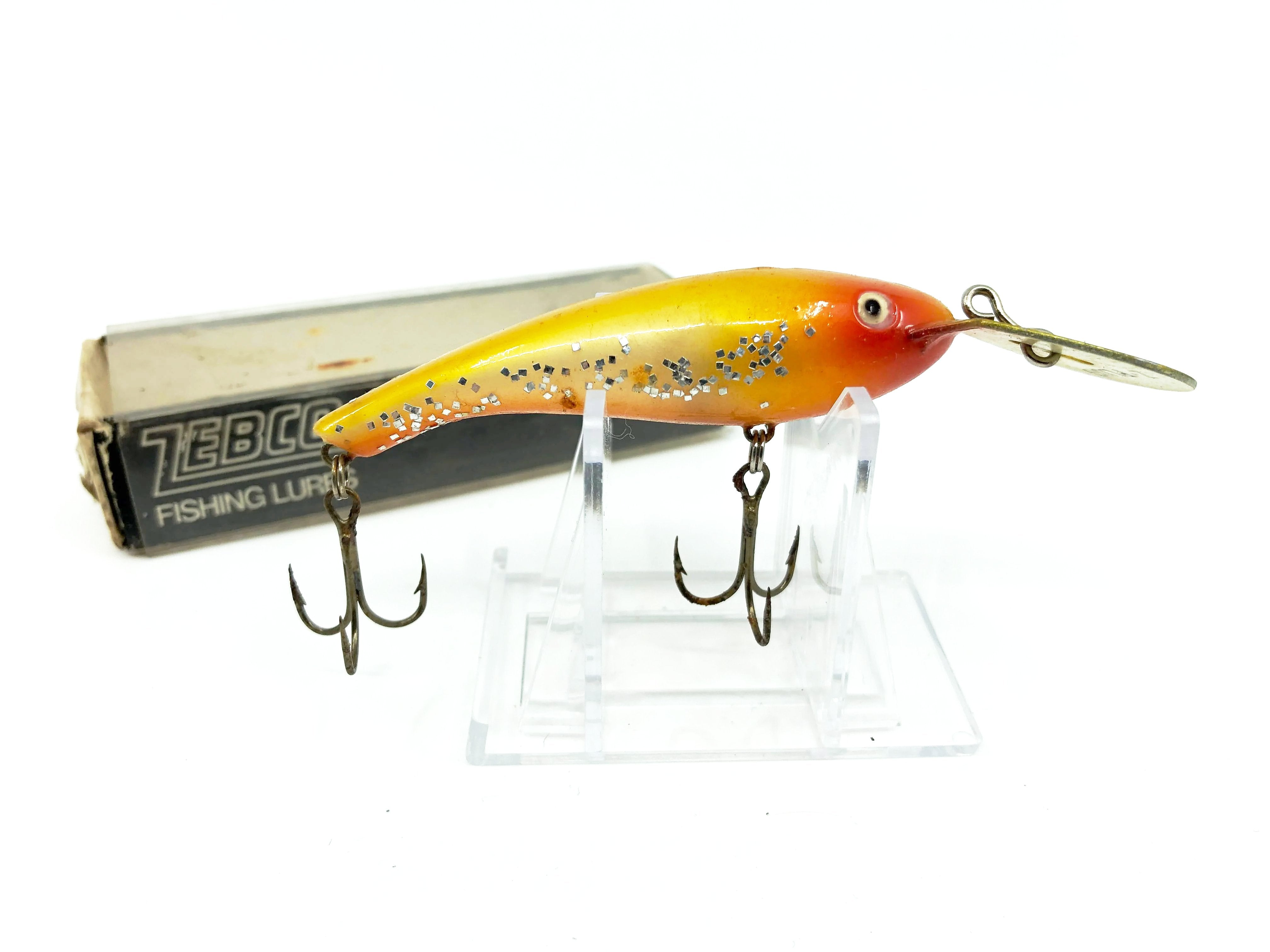 Zebco Z-Plug ZPM 811 Orange White with Glitter Color with Box – My Bait ...
