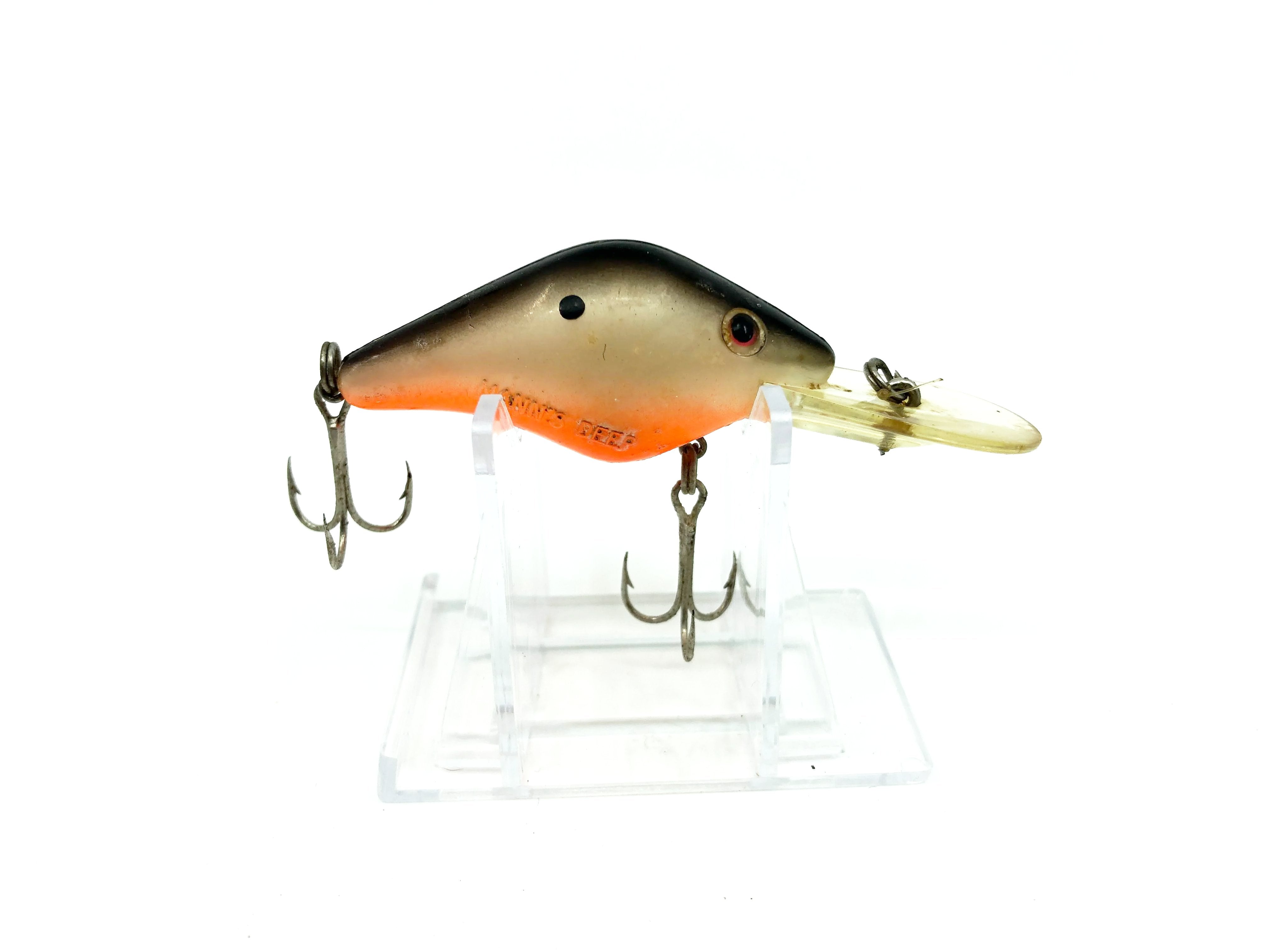 Mann's Deep Razor Back Shad Black Back Orange Belly Color – My Bait ...