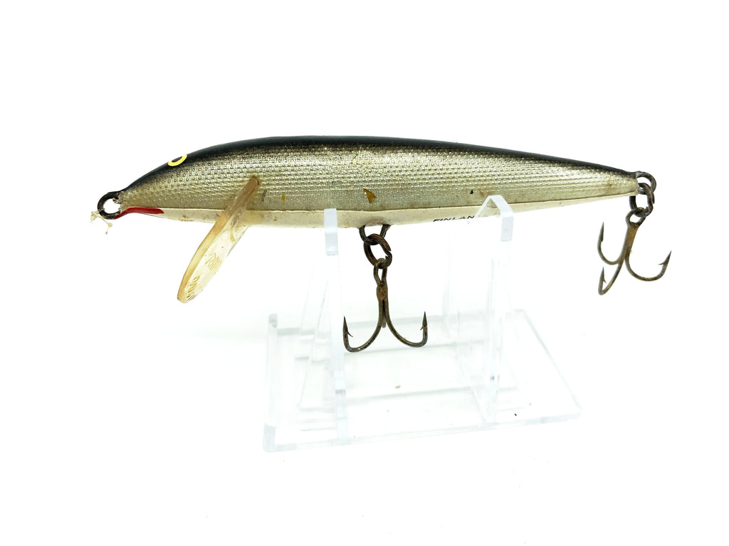 Vintage Original Rapala Finland Minnow Silver Black Back – My Bait Shop ...