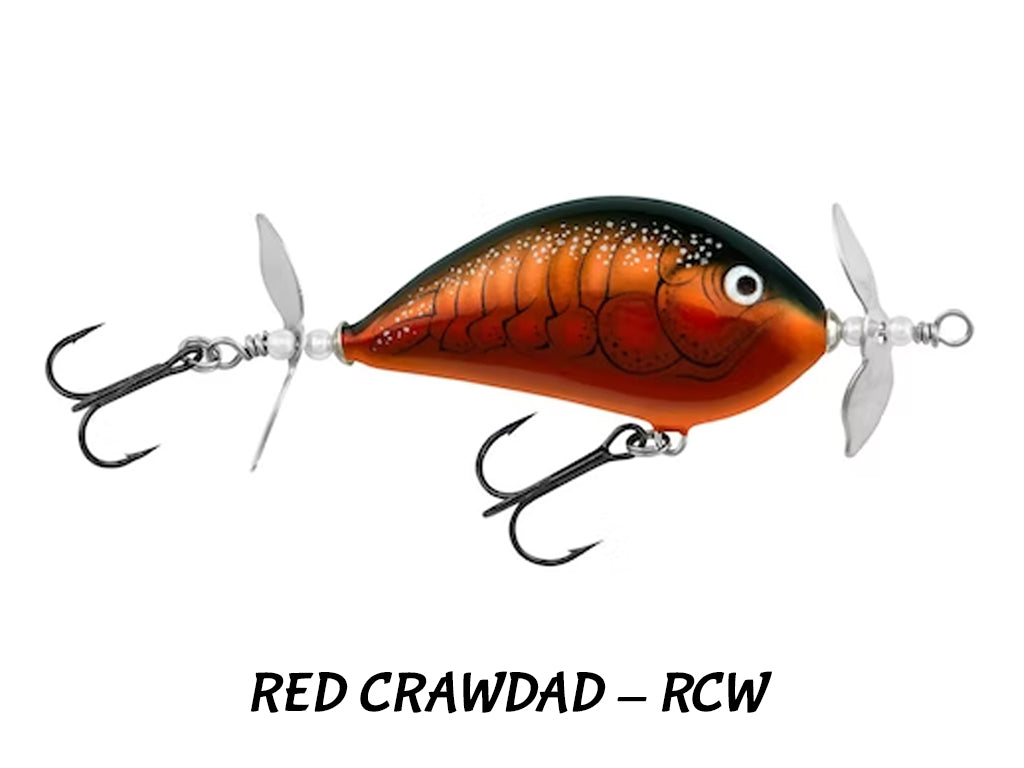 Bagley Pro Sunny B Twin Spin PSBTS07-RCW Red Crawdad Discontinued Colo ...