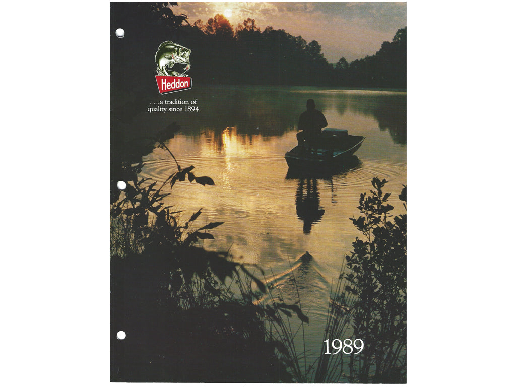 1989 Heddon Catalog Great Color Charts – My Bait Shop, LLC