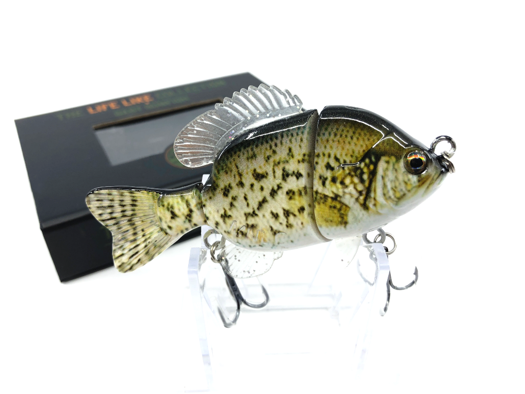 Mother Nature Lure Swimbait Baby Sunfish Series White Crappie Color Ne ...