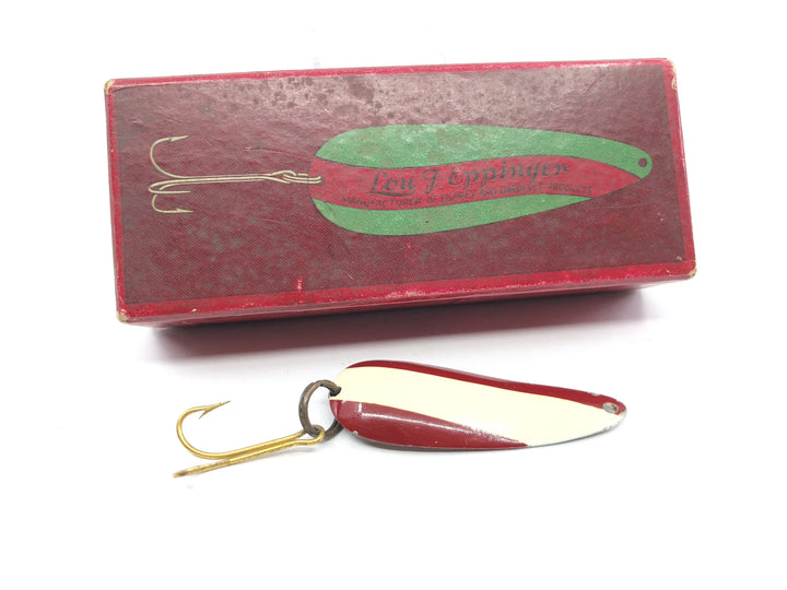 Vintage Eppinger Dardevles Imp Red White Lure in Two Piece Cardboard B ...