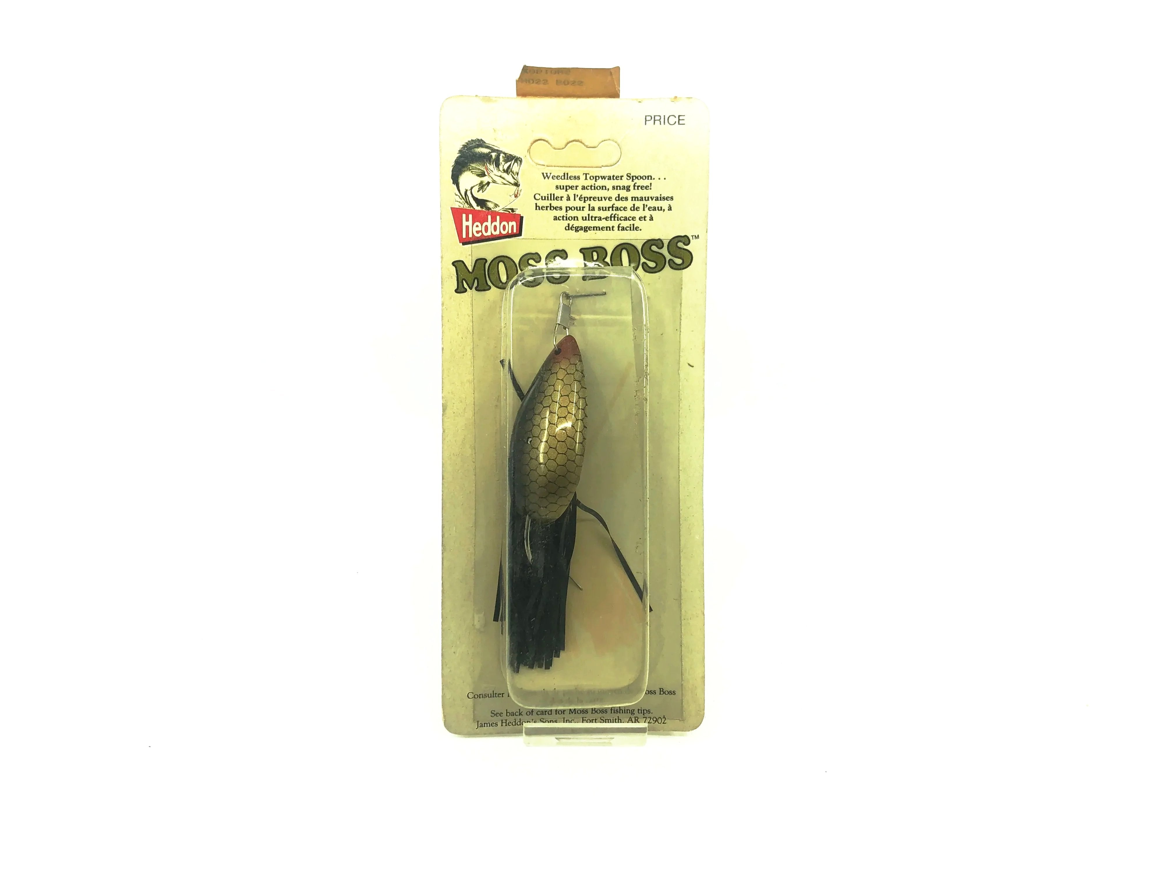 Heddon Moss Boss on Card, Black Scale Color – My Bait Shop, LLC