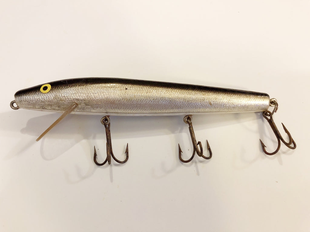 AC Shiner Silver and Black 6 1/2" Musky Lure – My Bait Shop, LLC