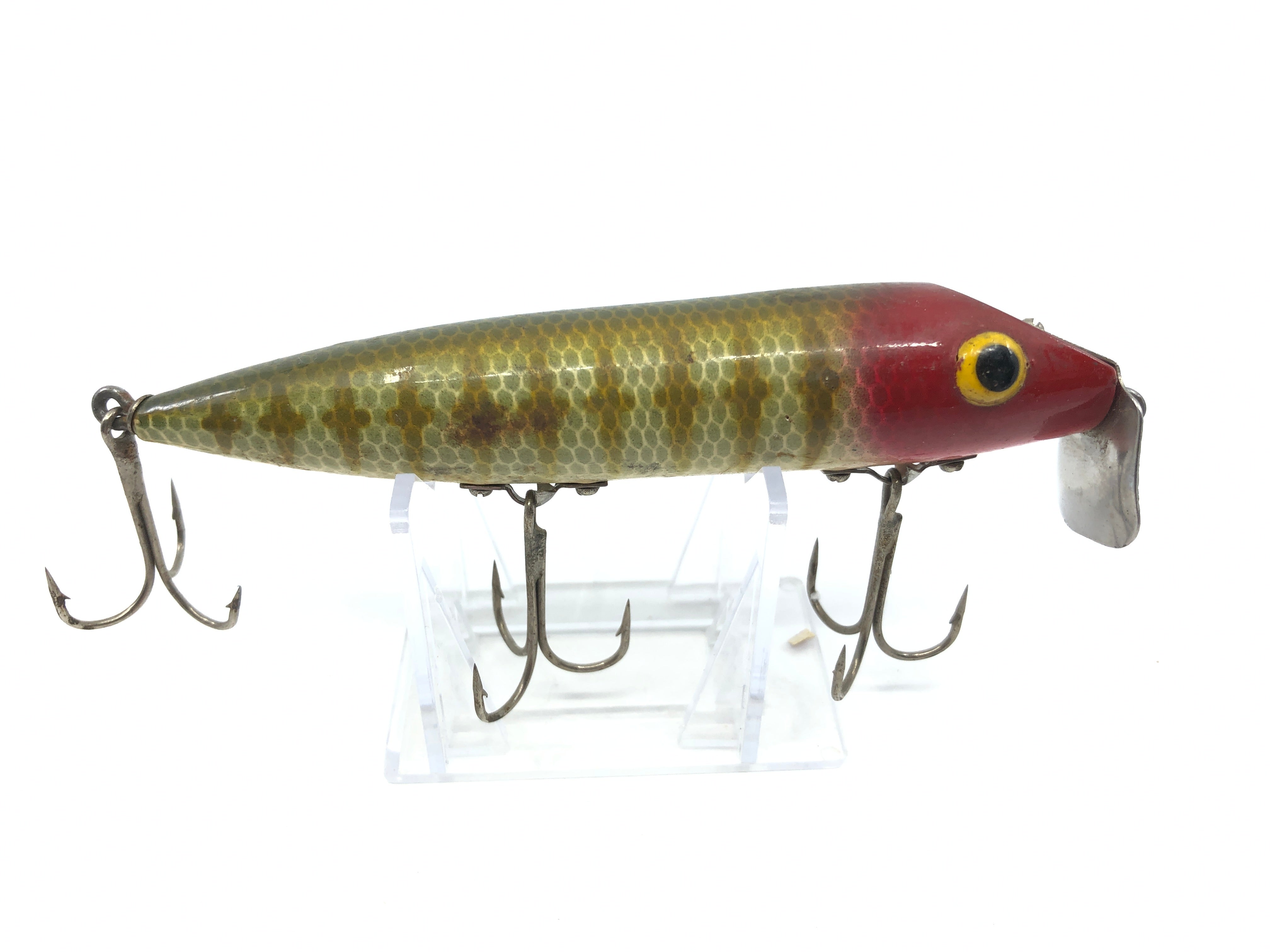 Rinehart Jinx Musky Size Red Head Pike Color Vintage Lure – My Bait ...