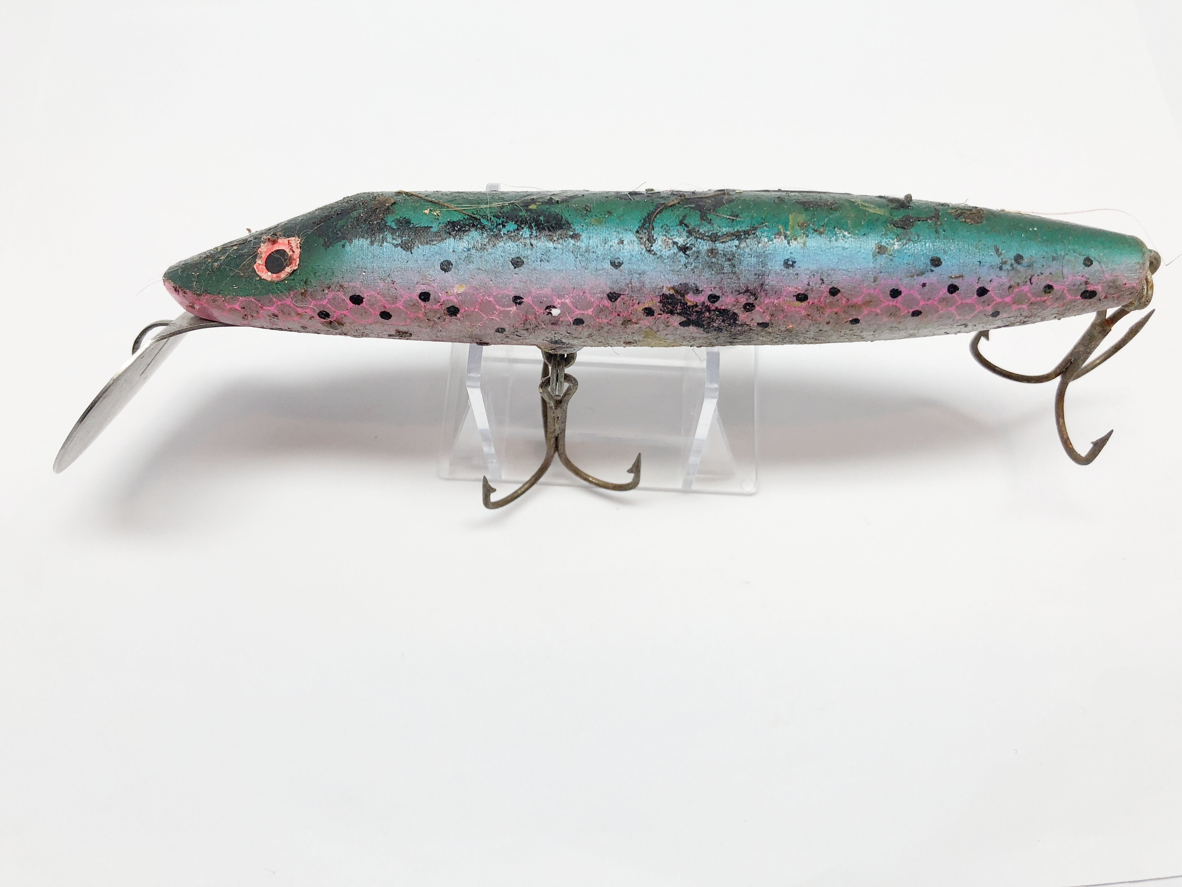 Home Made Folk Art Musky Lure Rainbow Trout – My Bait Shop, LLC