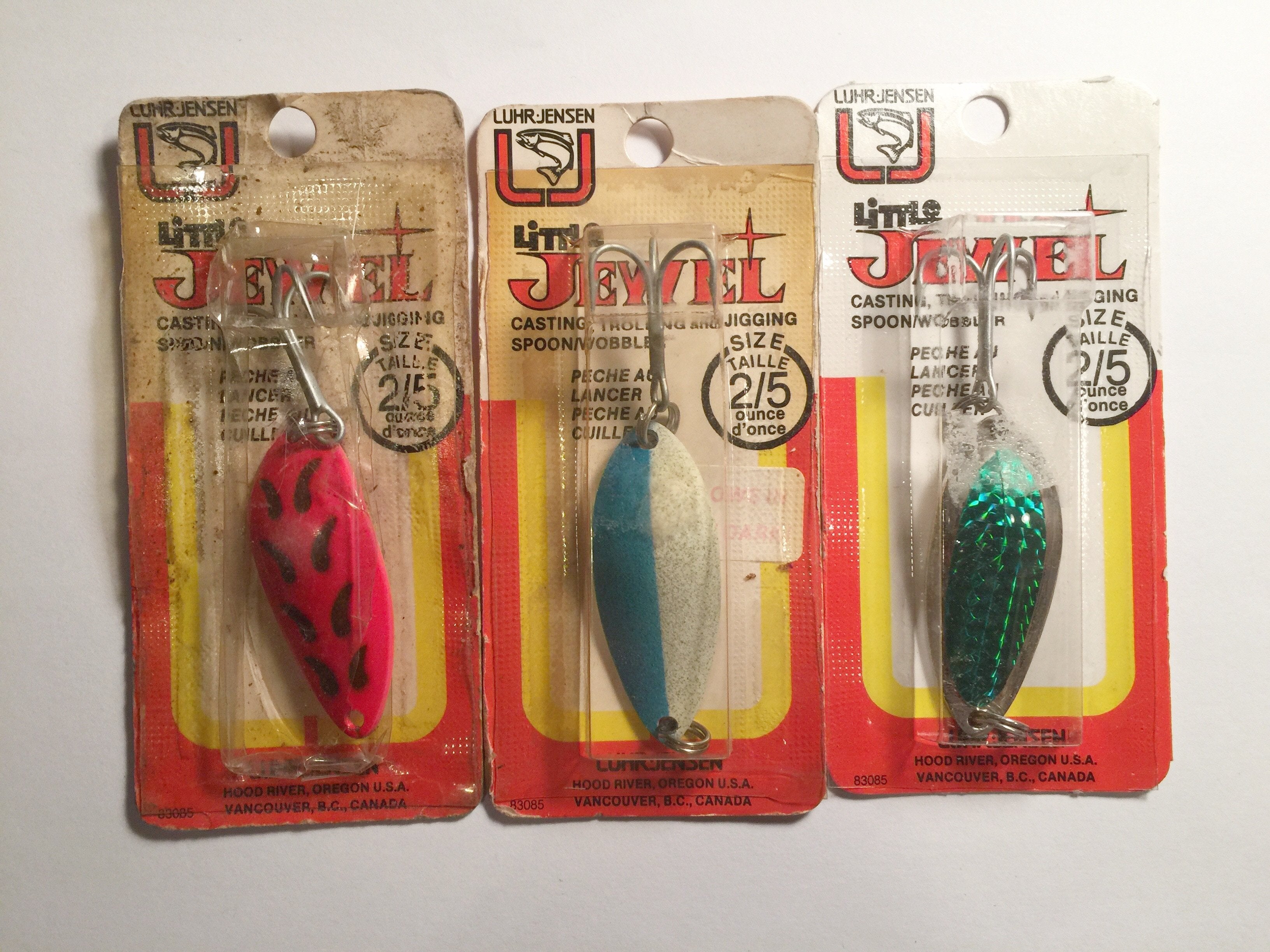 Luhr-Jensen Little Jewel Lures Lot of 3 New on Card 2/5 oz Lot 3 – My ...