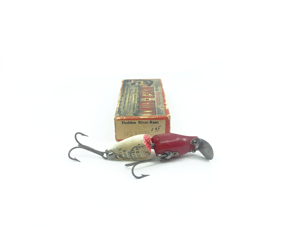 Heddon Jointed Sinking River Runt 9330 RH Red Head Color with Box – My ...