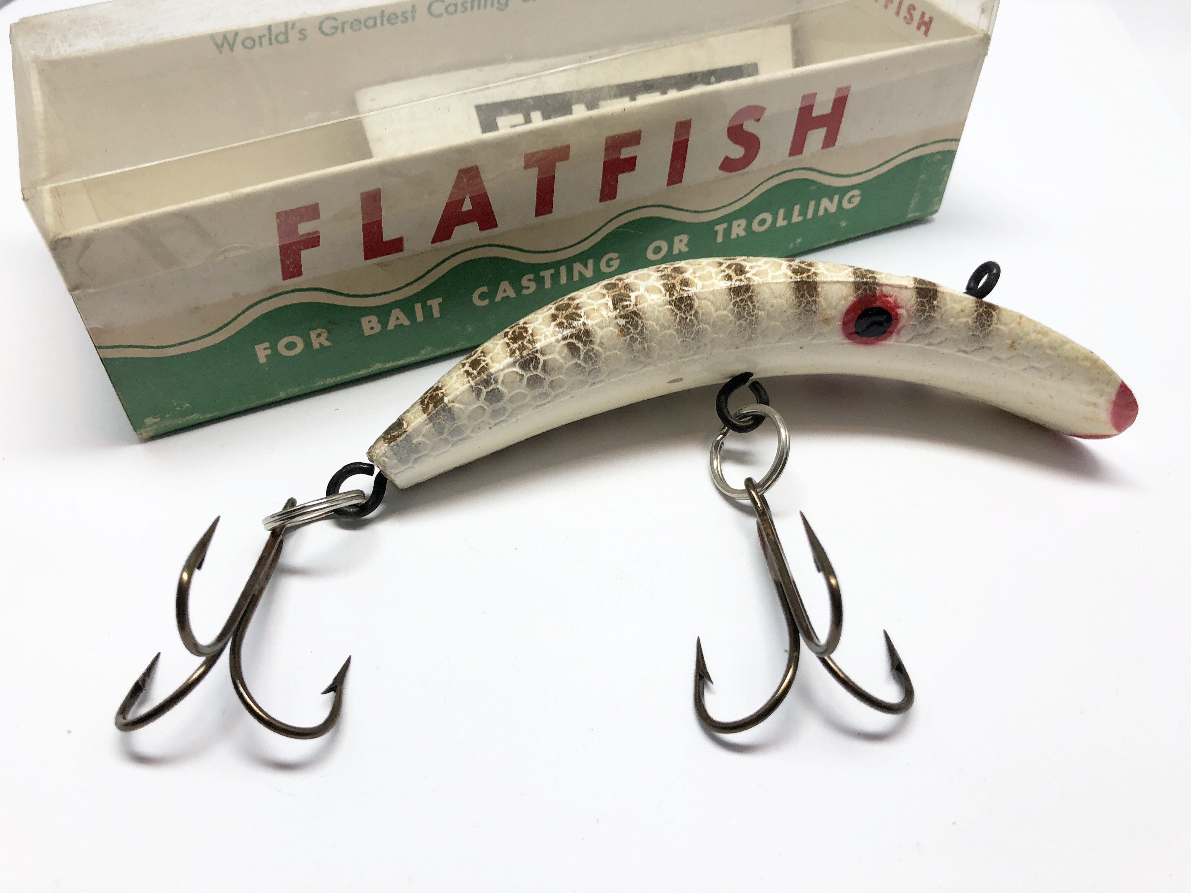 Helin Flatfish T50 New in Box Brown Rib and Scales Color – My Bait Shop ...