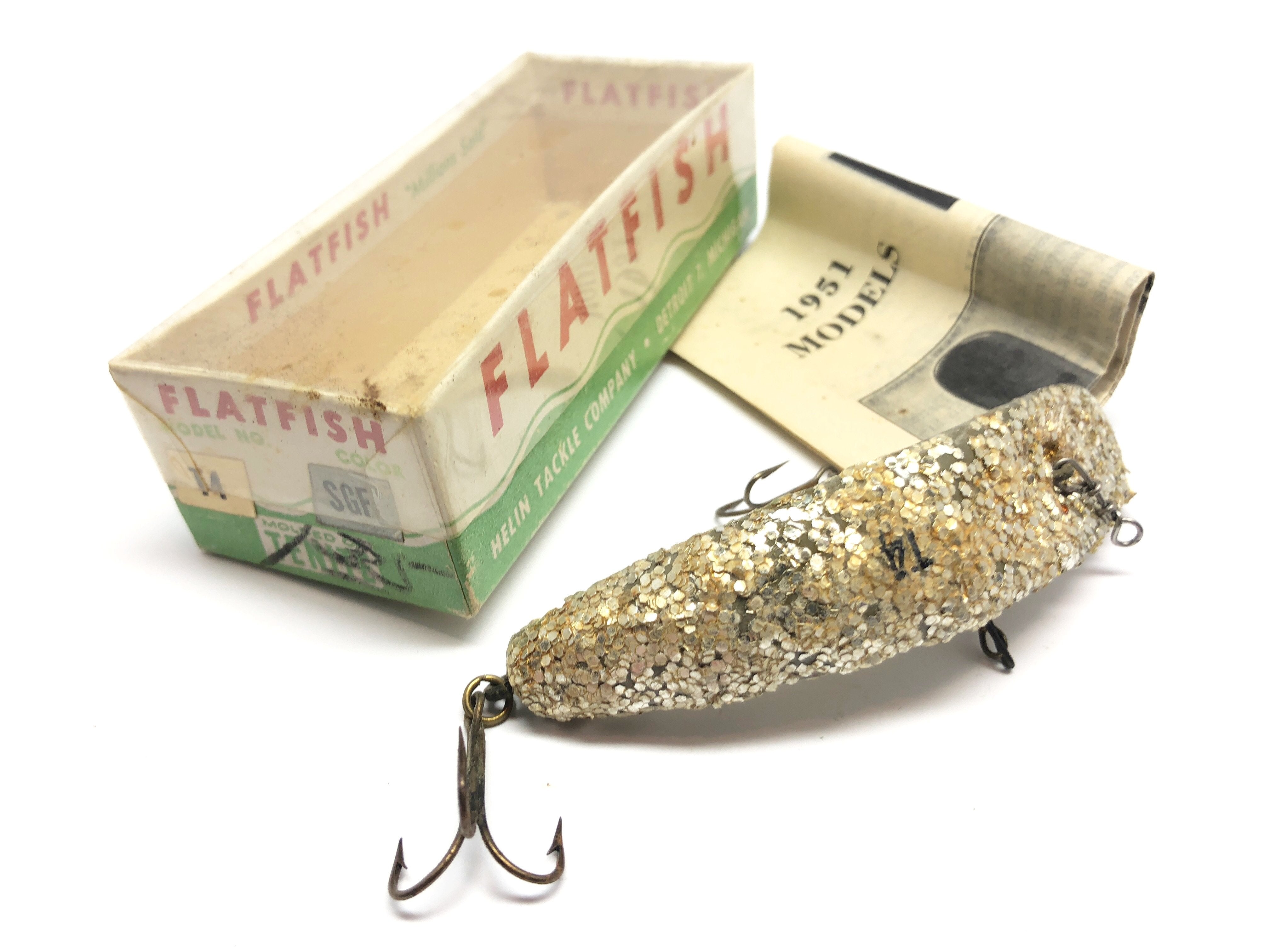 Helin Vintage Flatfish T4 SGF with Box and Paperwork – My Bait Shop, LLC